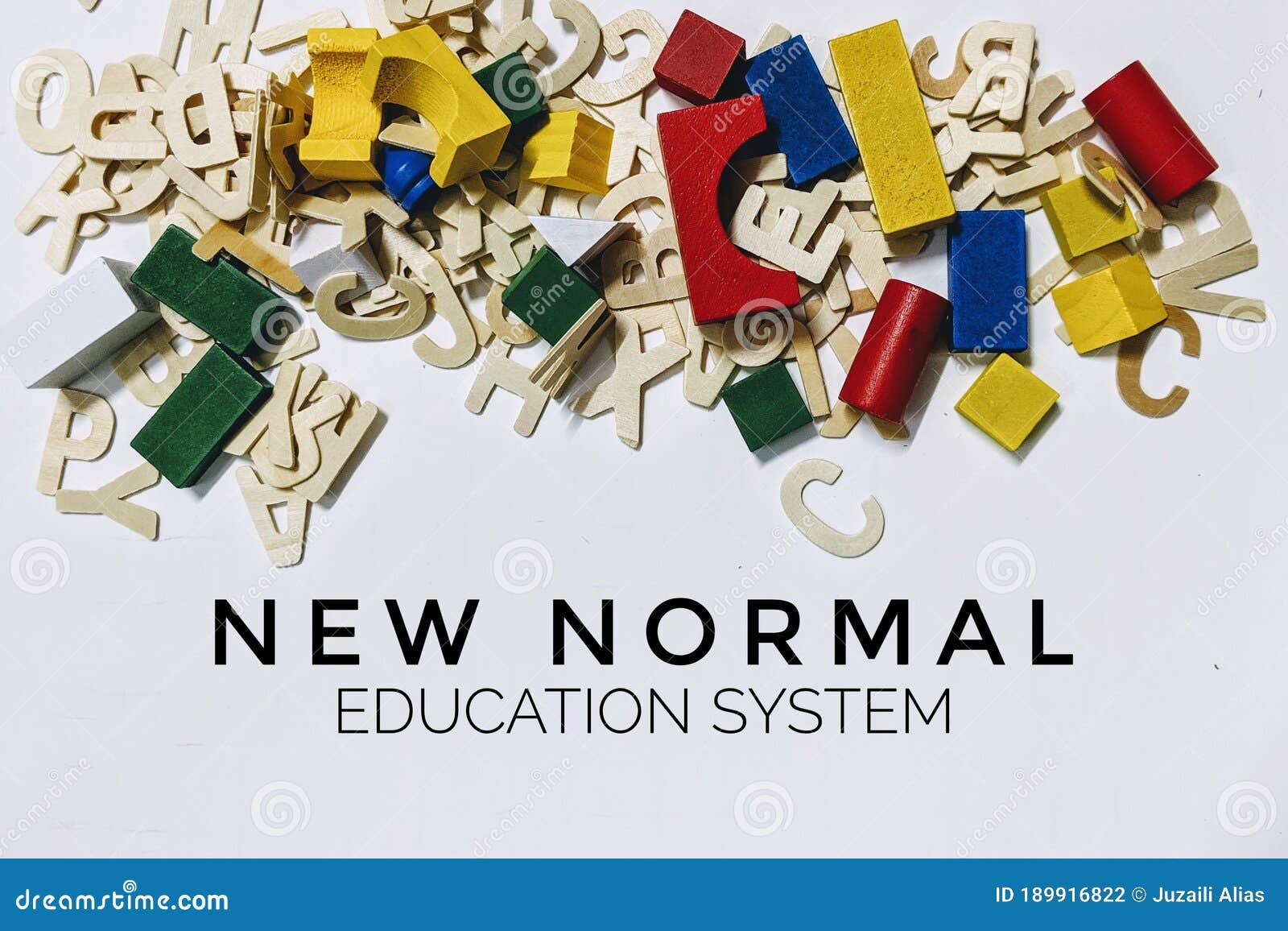 Concept of NEW NORMAL for School and Education System. Stock Photo ...