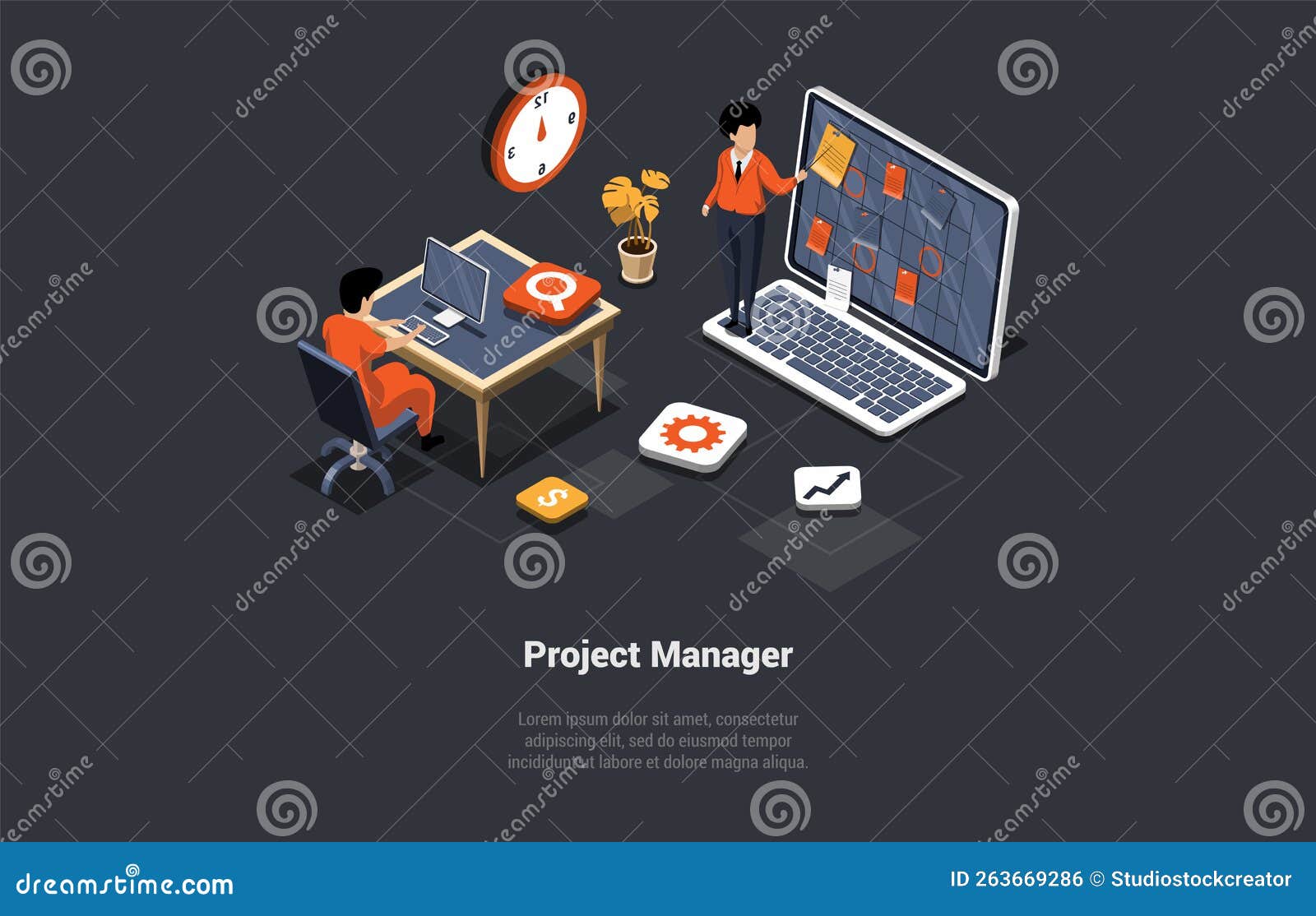 Concept of New Startup or Project. Back End Software Engineer Project ...