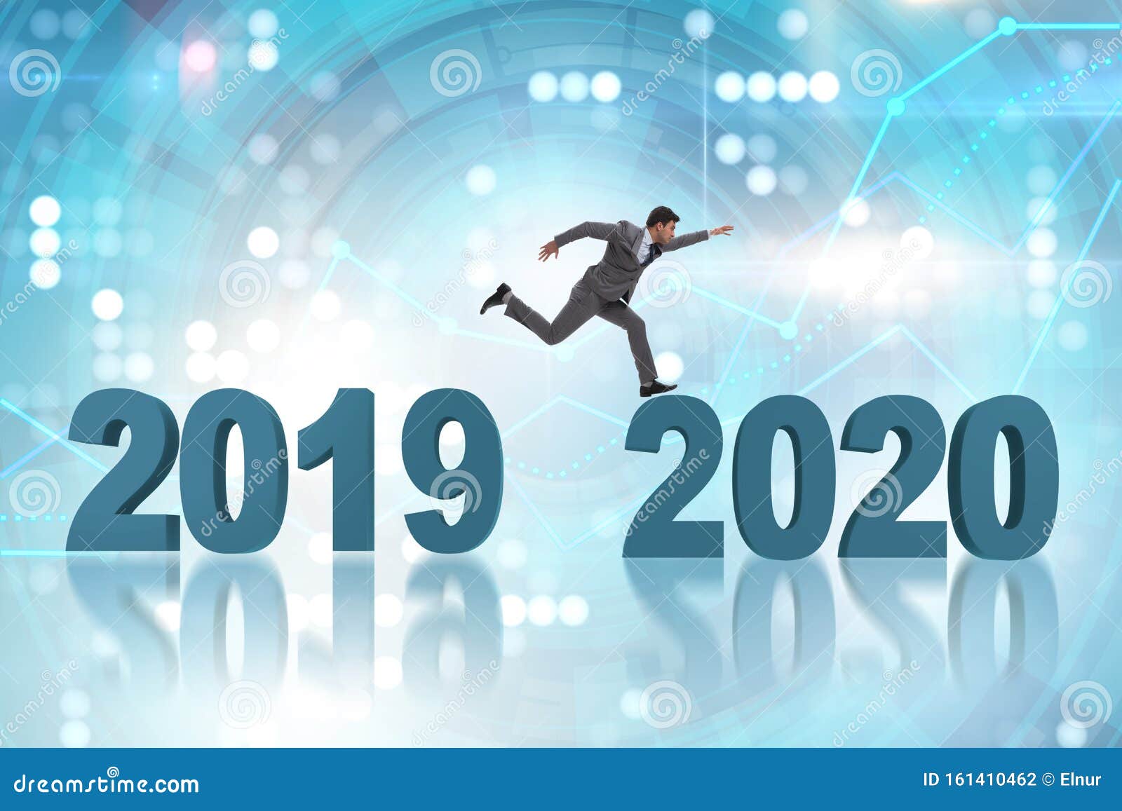 Concept of New Year of 2020 Stock Photo - Image of celebrate, cliff ...