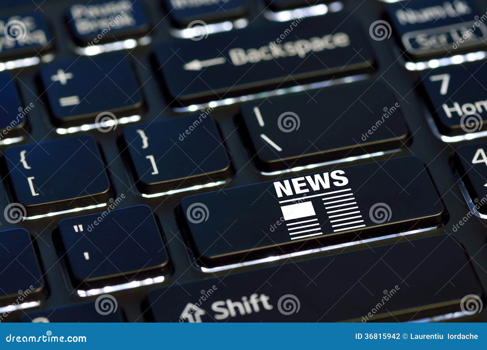 Concept news icon stock photo. Image of access, closeup - 36815942