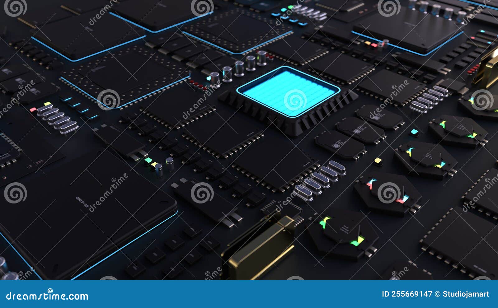 The Concept of Next-generation Computer Technology Stock Illustration ... The Concept of Next-generation Computer Technology Stock Illustration ...
