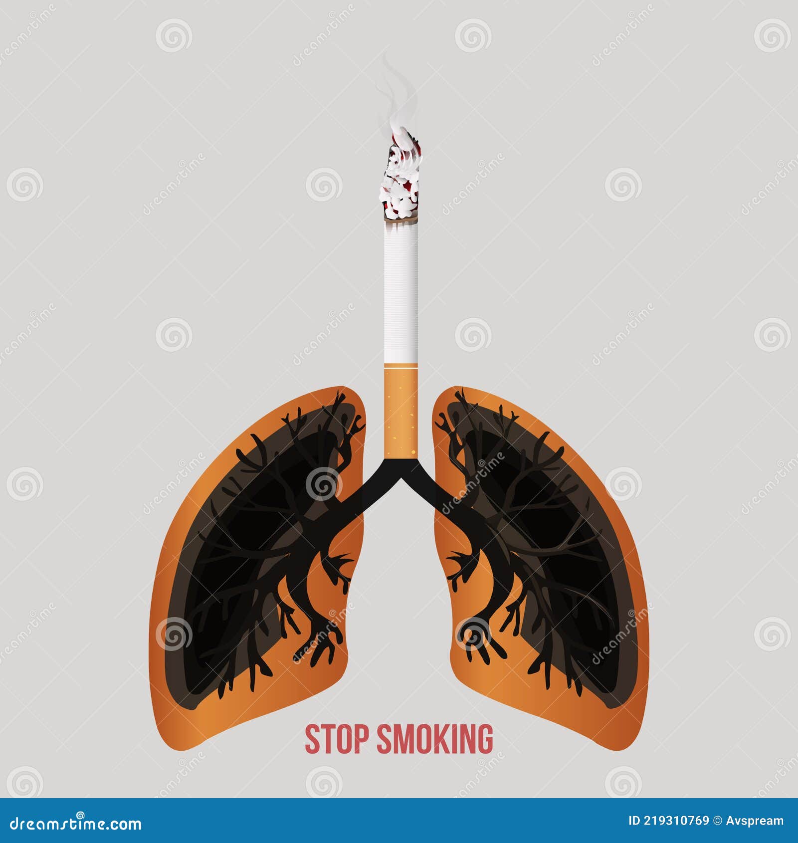 Concept of No smoking stock vector. Illustration of banner - 219310769