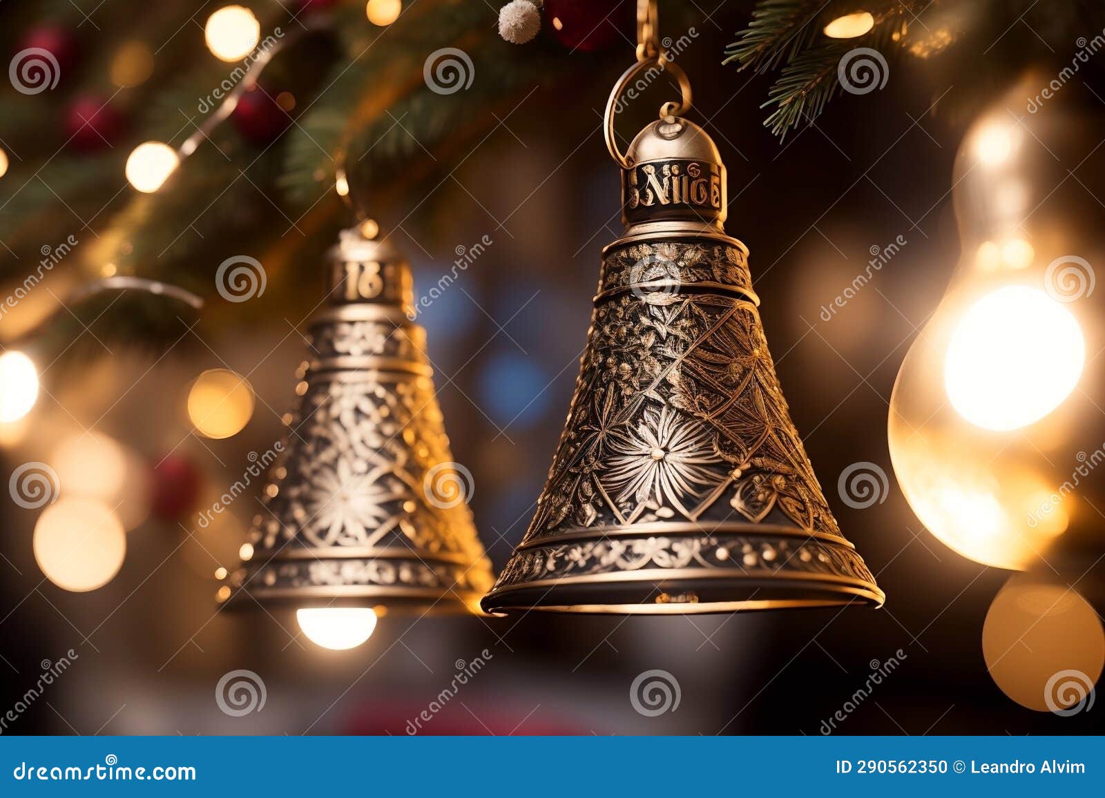 Nostalgic Jingle of Polar Express Bells.AI Generated Stock Illustration ...