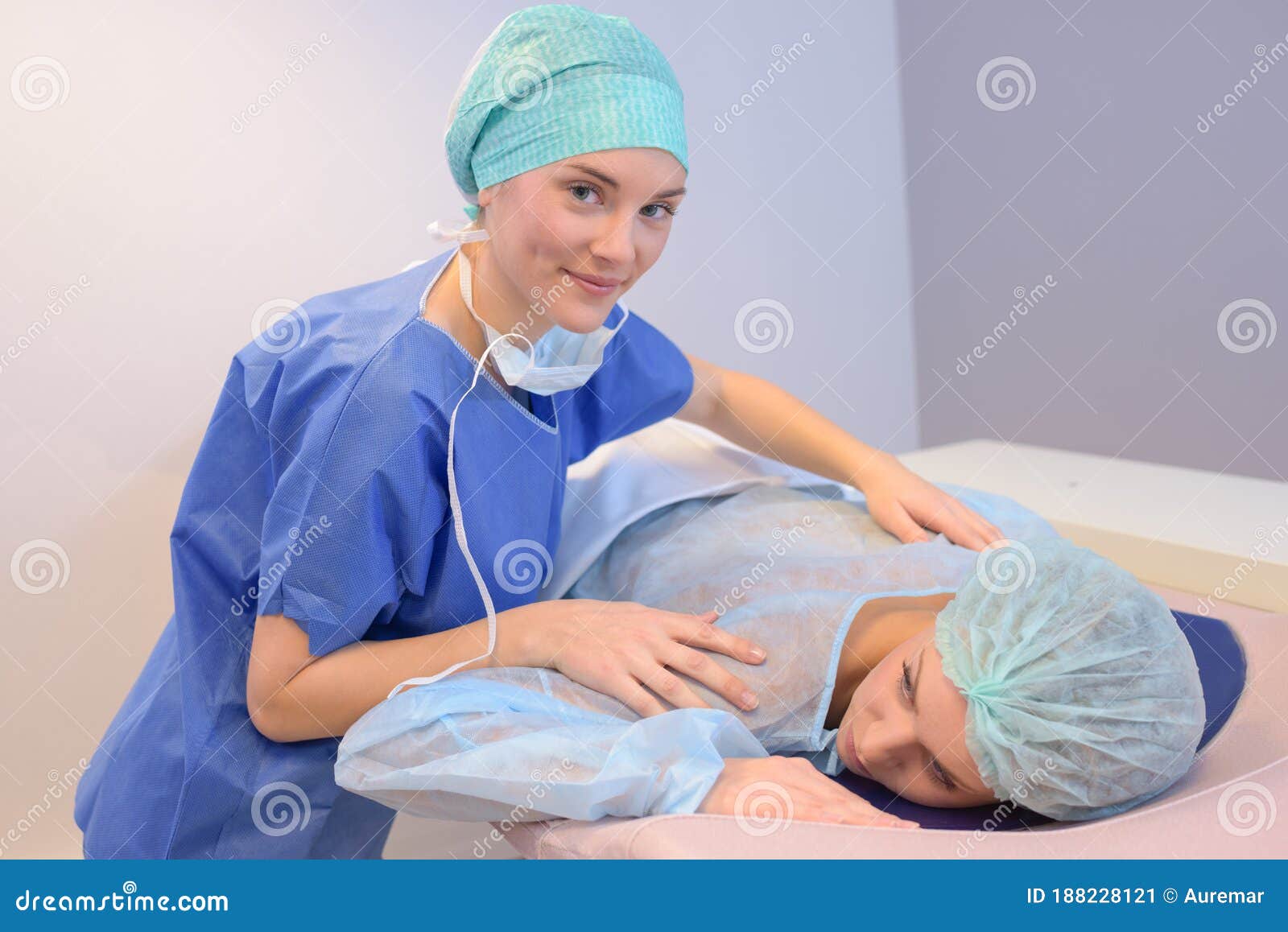 Concept Nurse Relaxing Patient Stock Image - Image of nurse, women ...