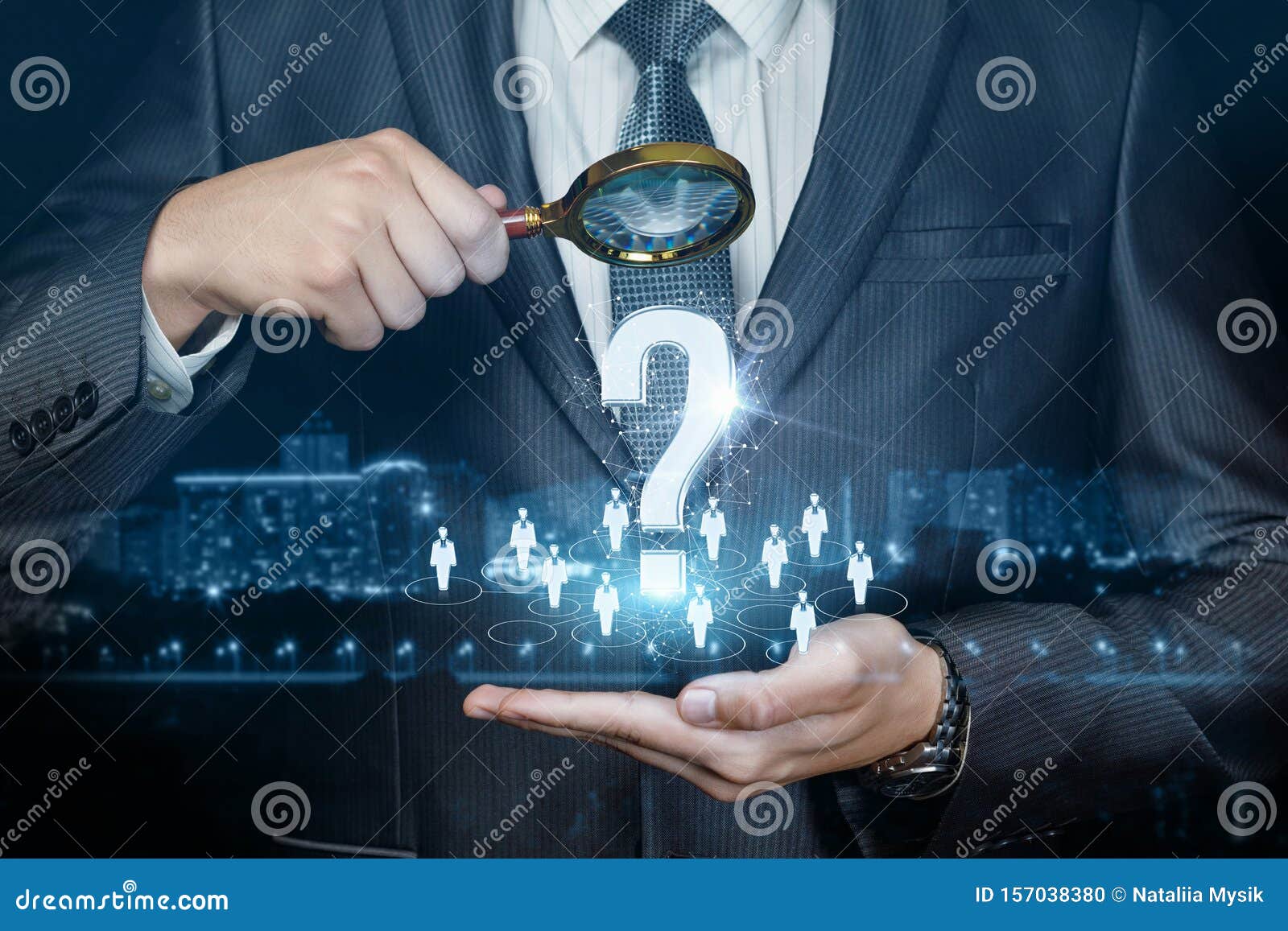 The Concept of Analysis As a Team of Employees Solves the Issues Stock ...