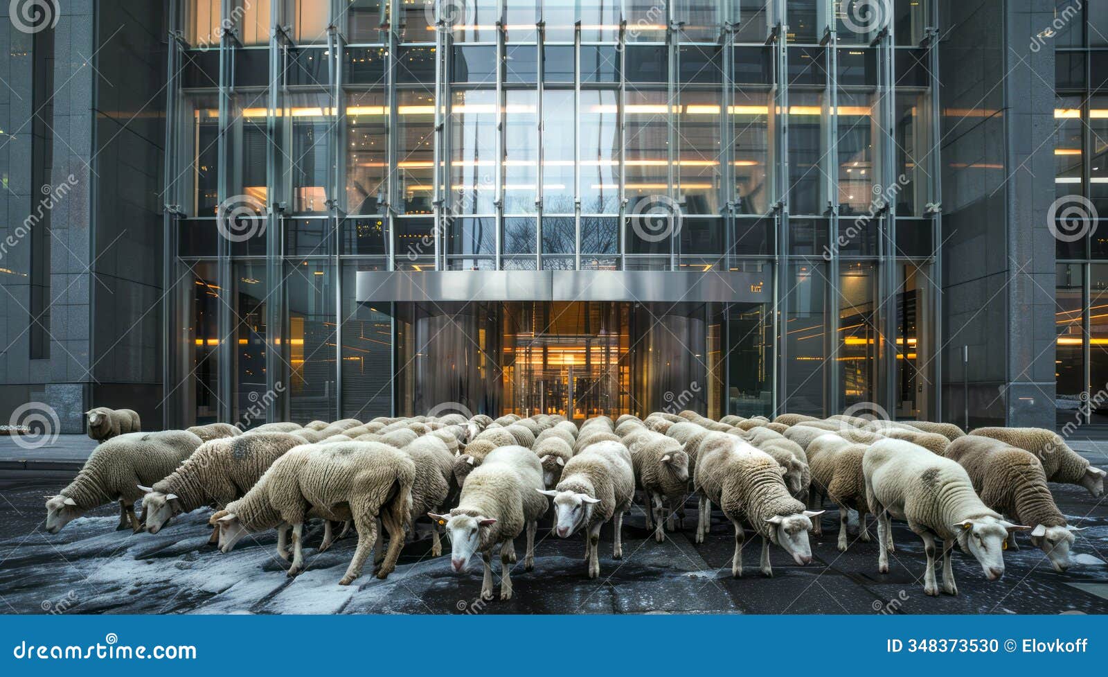 Concept of Office Corporate Workforce that Follows Orders without ...