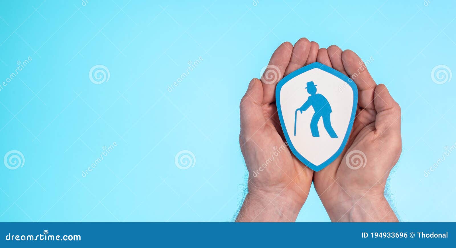 Concept of Old Age Insurance Stock Photo - Image of healthcare, elderly ...