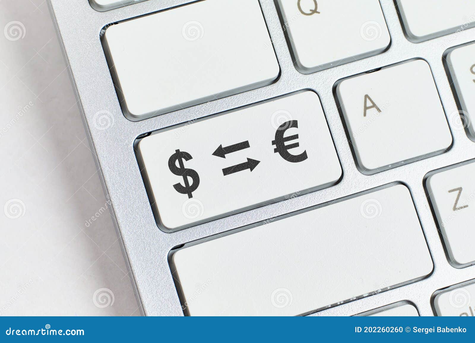 Concept of Online Currency Exchange Via Internet Services Stock Photo ...