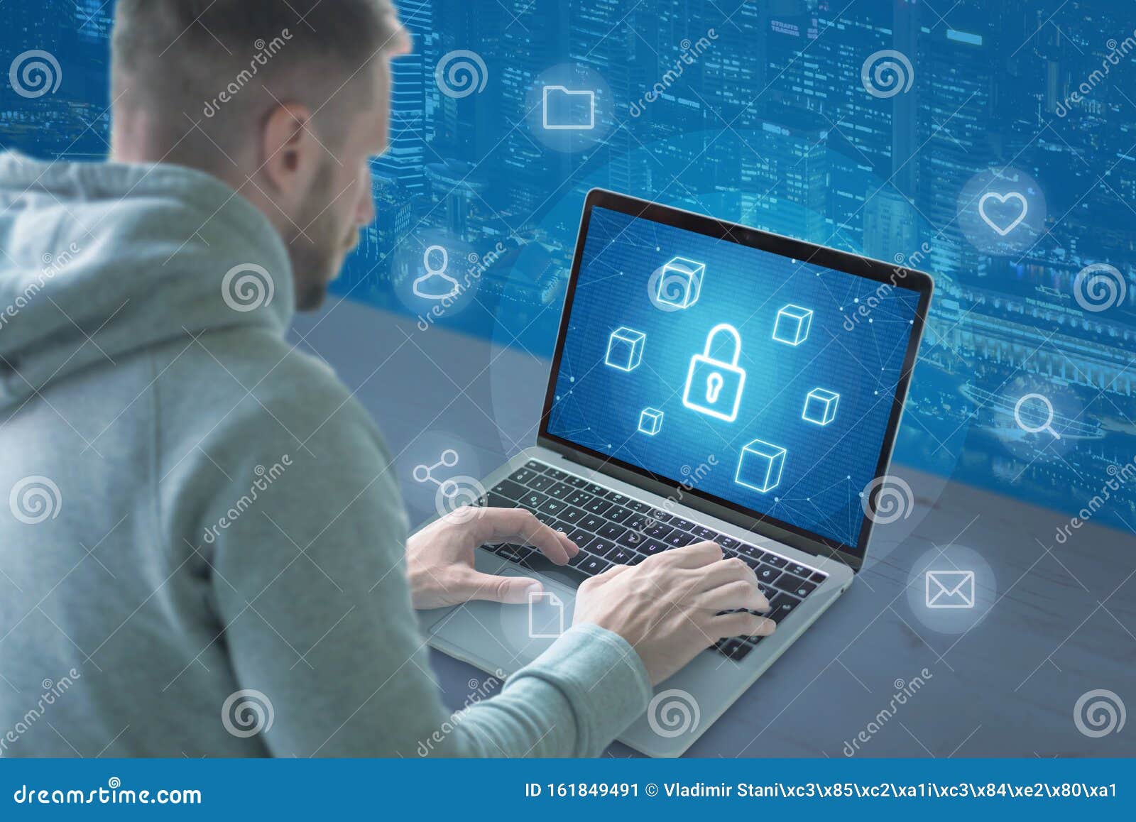 Security File Sharing Icons Stock Photos - Free & Royalty-Free Stock ...