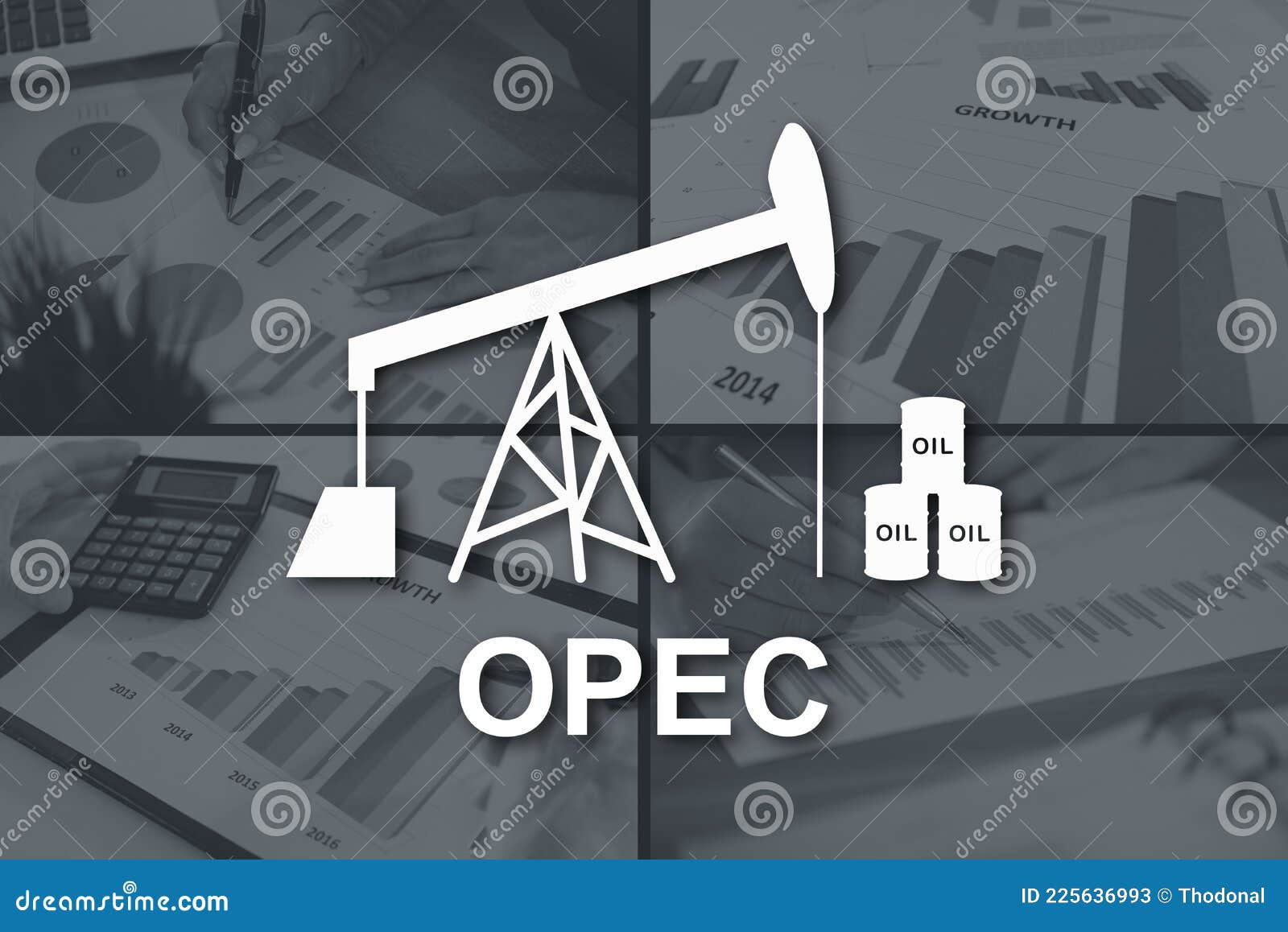 OPEC Concept. Oil Barrels In Color Of Flags Of Countries Memebers Of ...