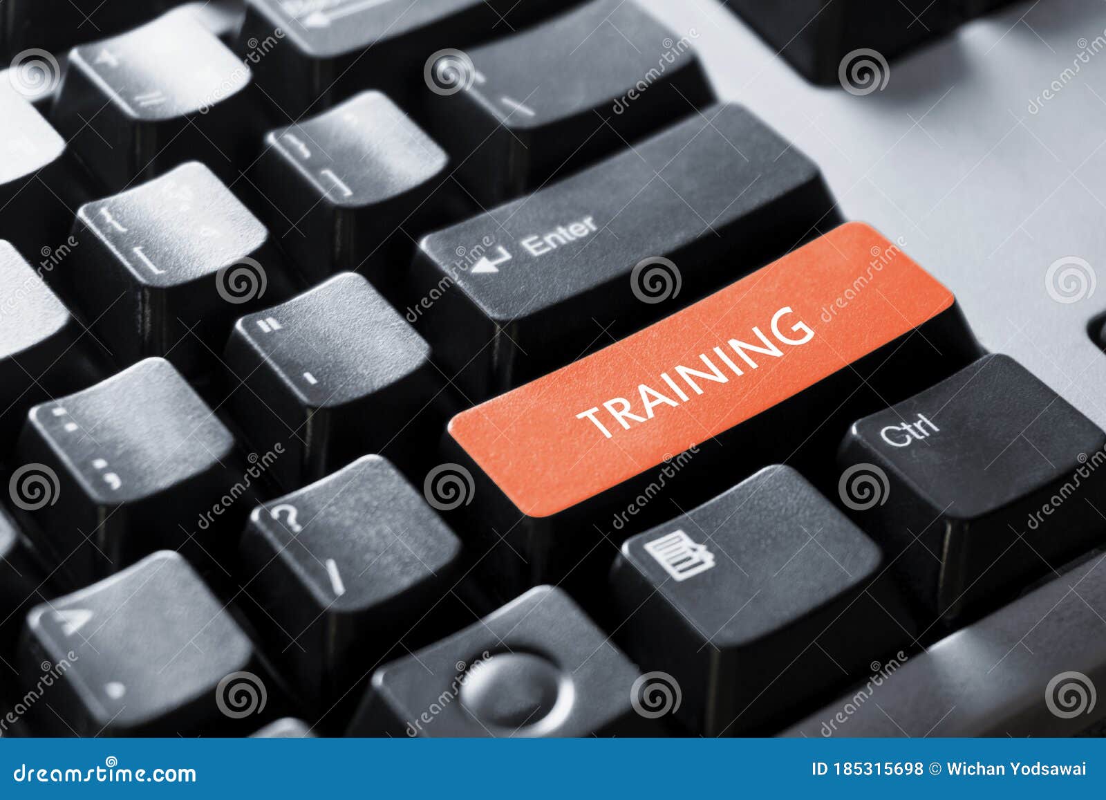 The Concept of the Orange Button on the Computer that is Design To ...