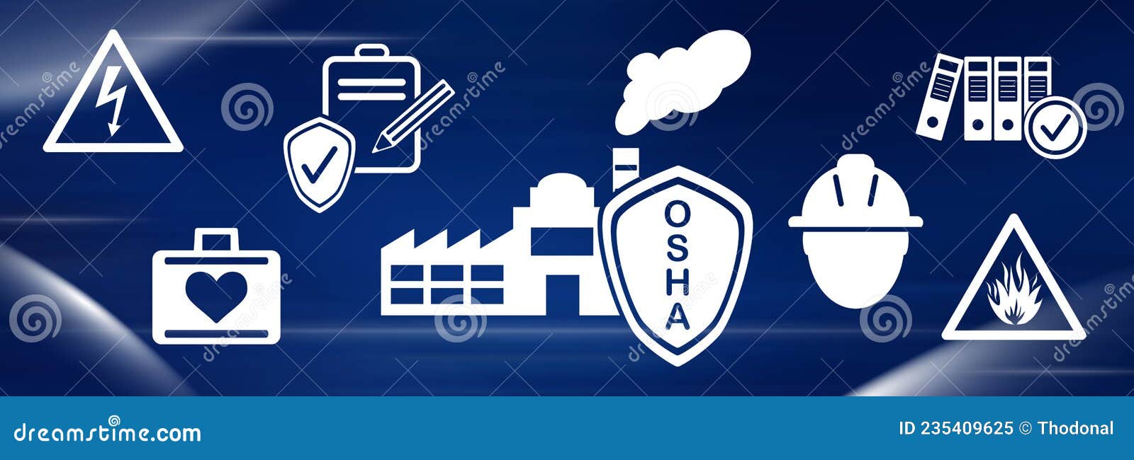 Concept of osha stock illustration. Illustration of occupational ...