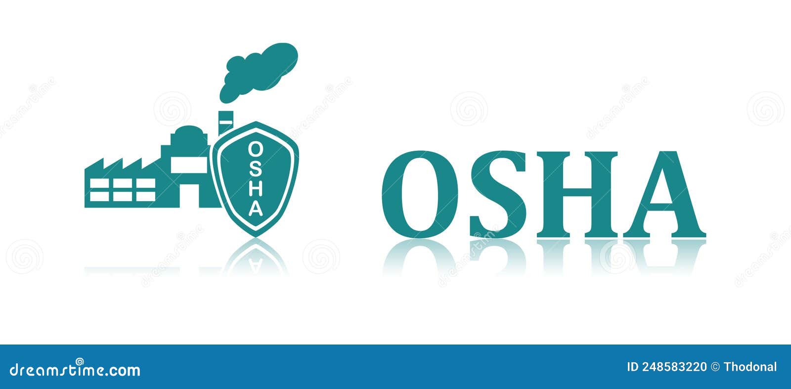 Concept of osha stock illustration. Illustration of protection - 248583220