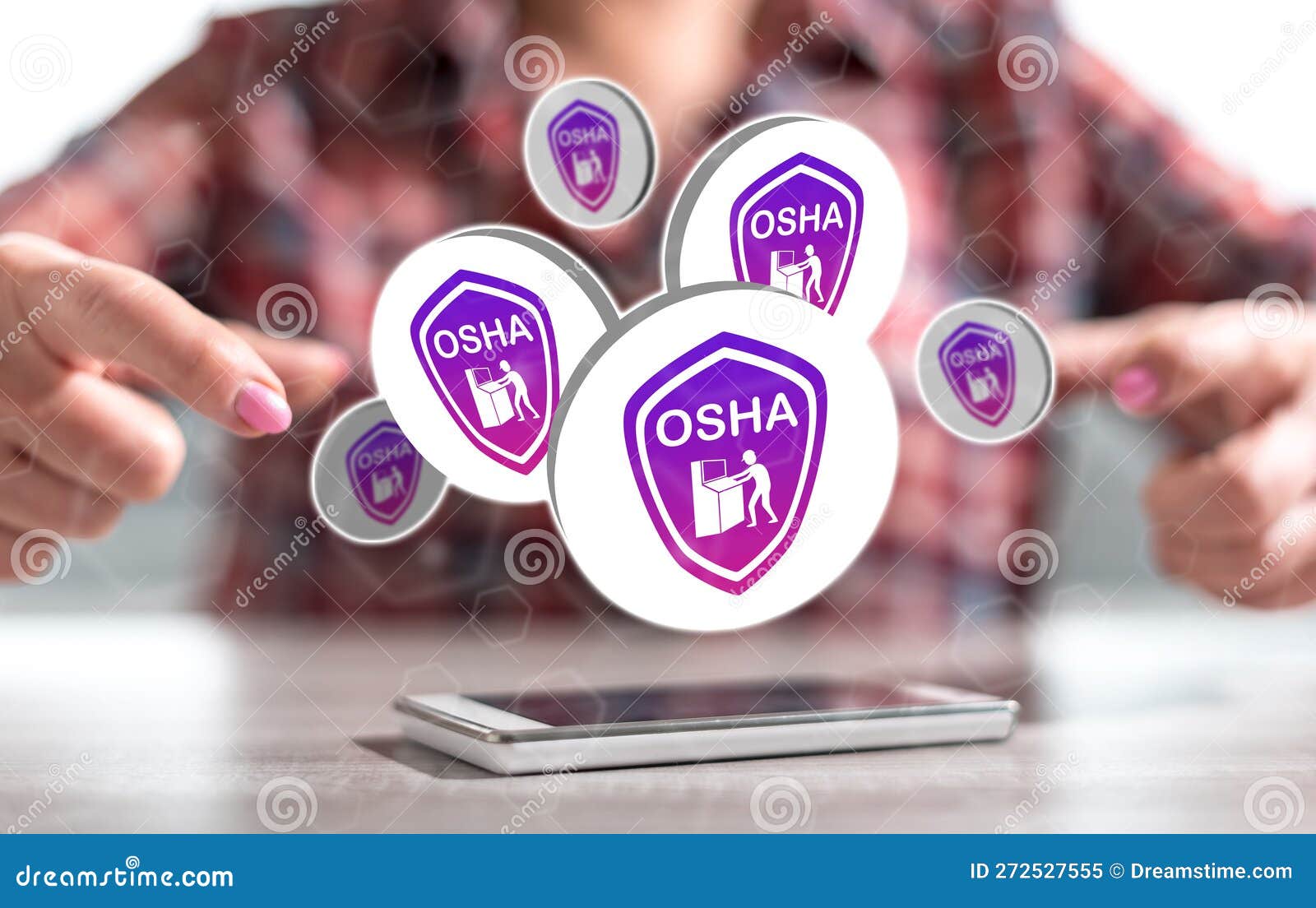 Concept of osha stock image. Image of industry, woman - 272527555