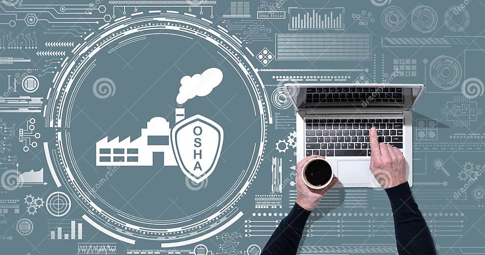 Concept of osha stock illustration. Illustration of administration ...