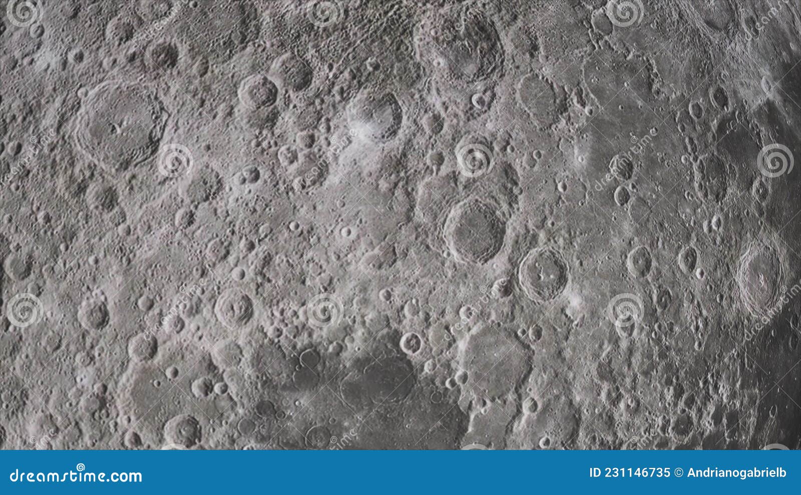 Concept 22-P1 Scenery of Realistic Moon Surface from Space with ...
