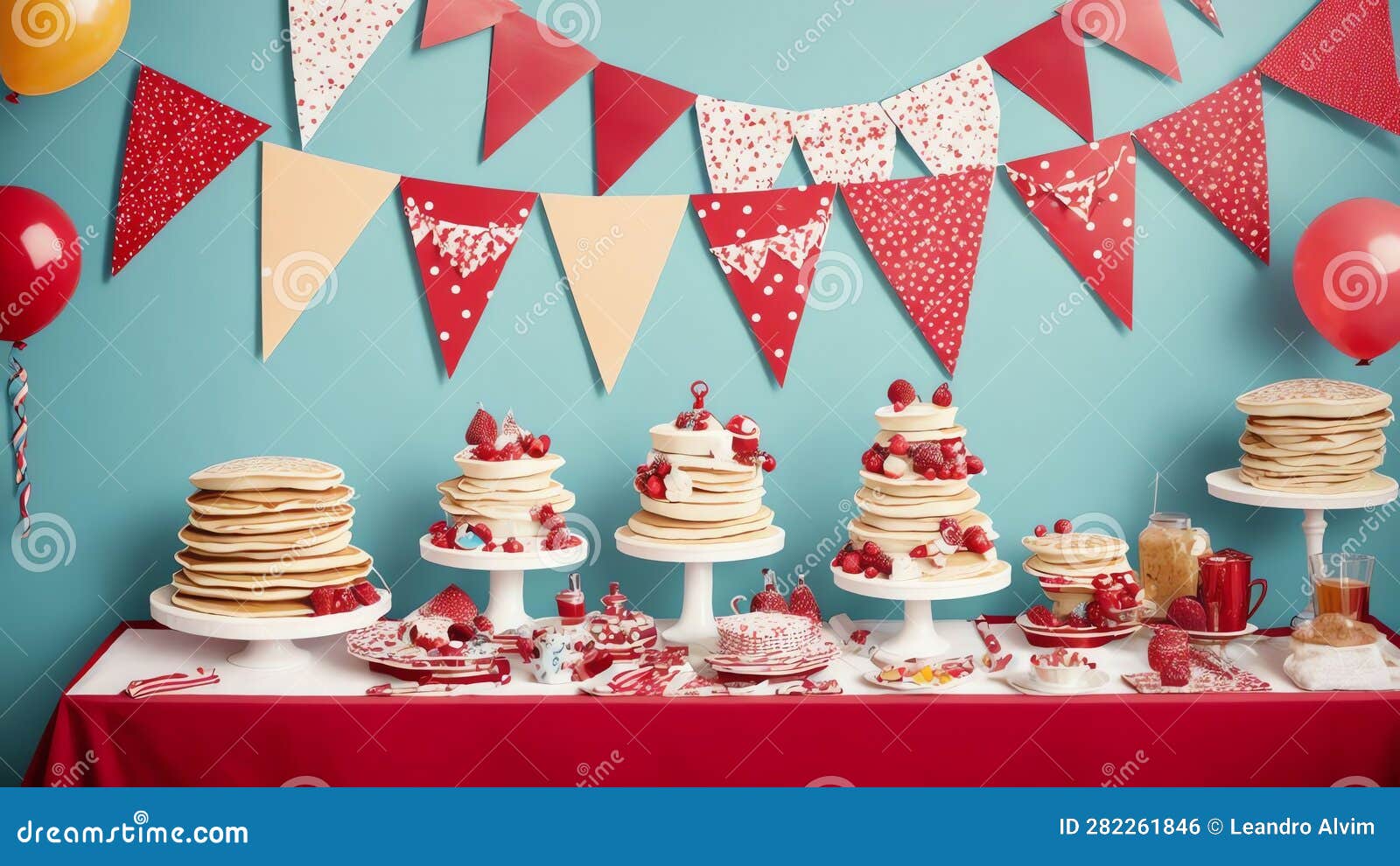 Pancake Paradise Festive Decorations for National Pancake Day.AI ...