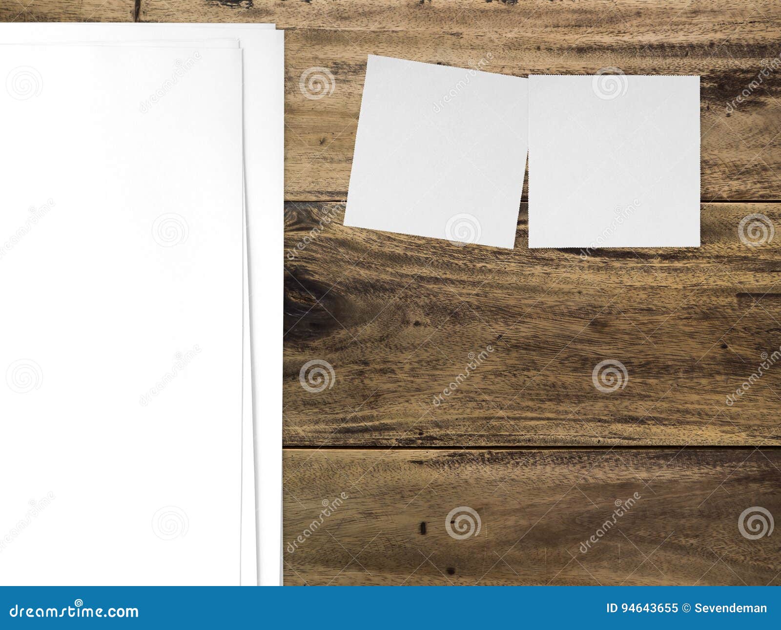 Paper Theme for Presentation with Note Papers. Stock Image - Image of ...