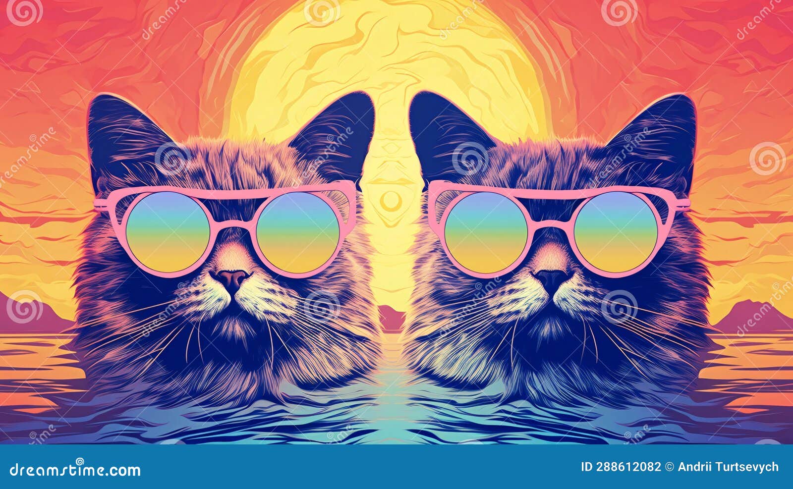 Concept of Parallel Universes with Two Versions of the Same Cat - AI ...