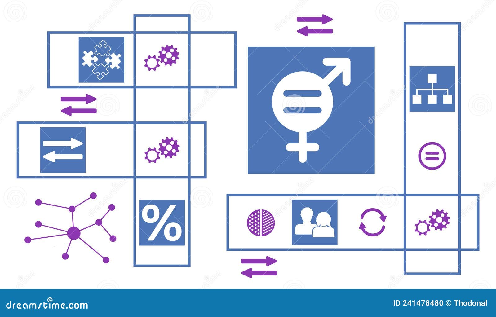 Concept of parity stock illustration. Illustration of rights - 241478480