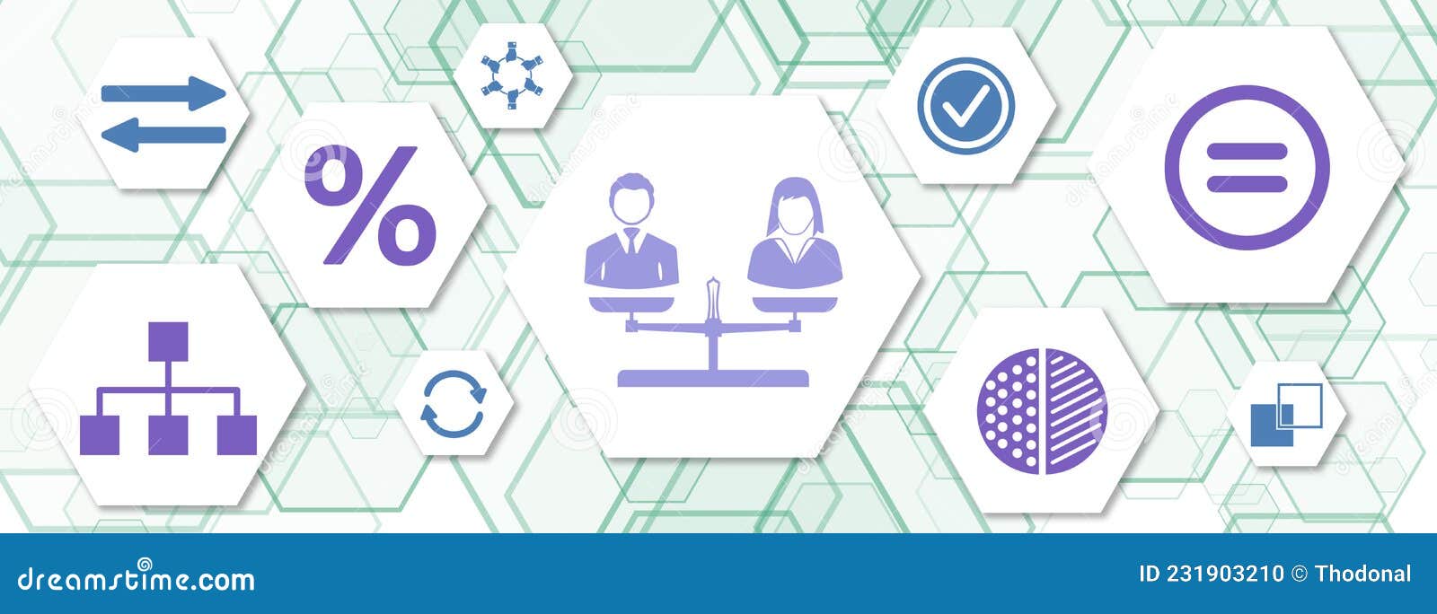 Concept of parity stock illustration. Illustration of equality - 231903210