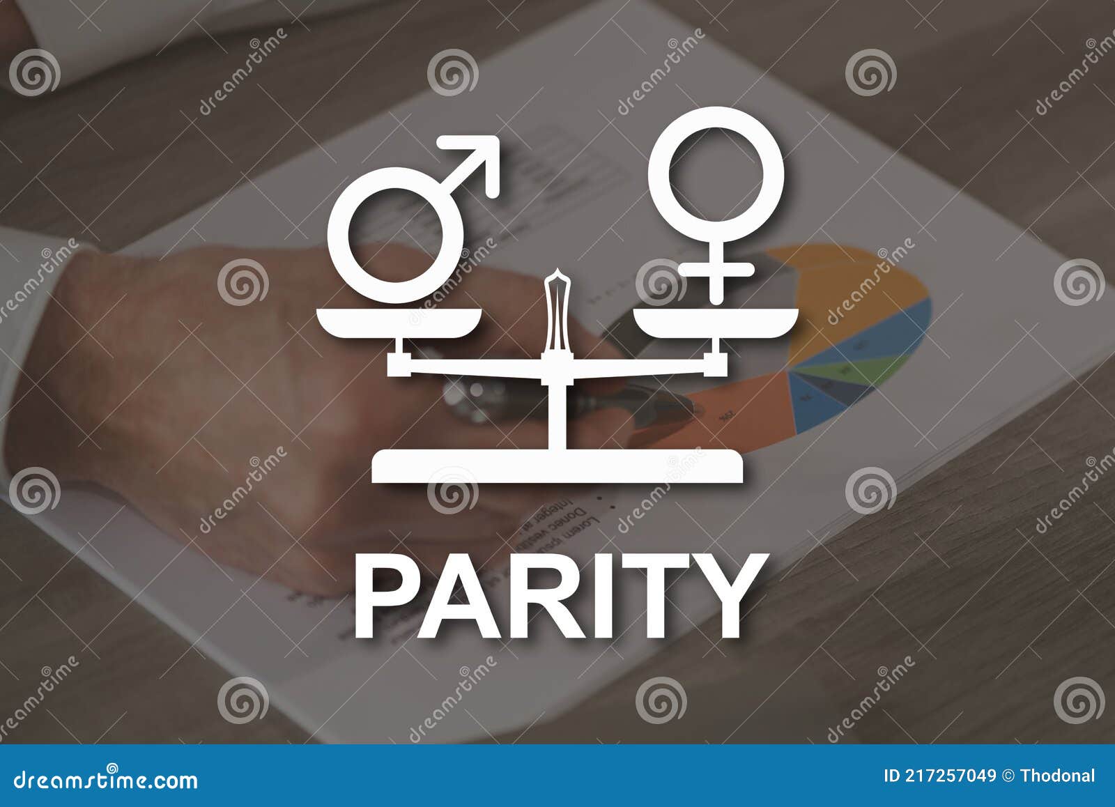 Concept of parity stock image. Image of rights, sign - 217257049