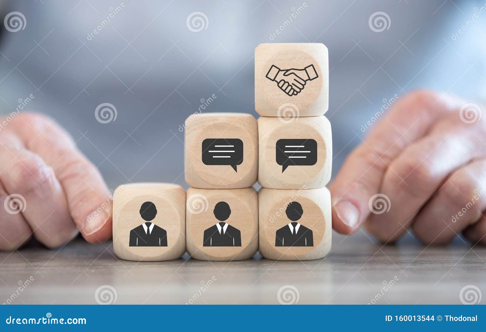 Negotiation Partnership Blocks Stock Photos - Free & Royalty-Free Stock ...