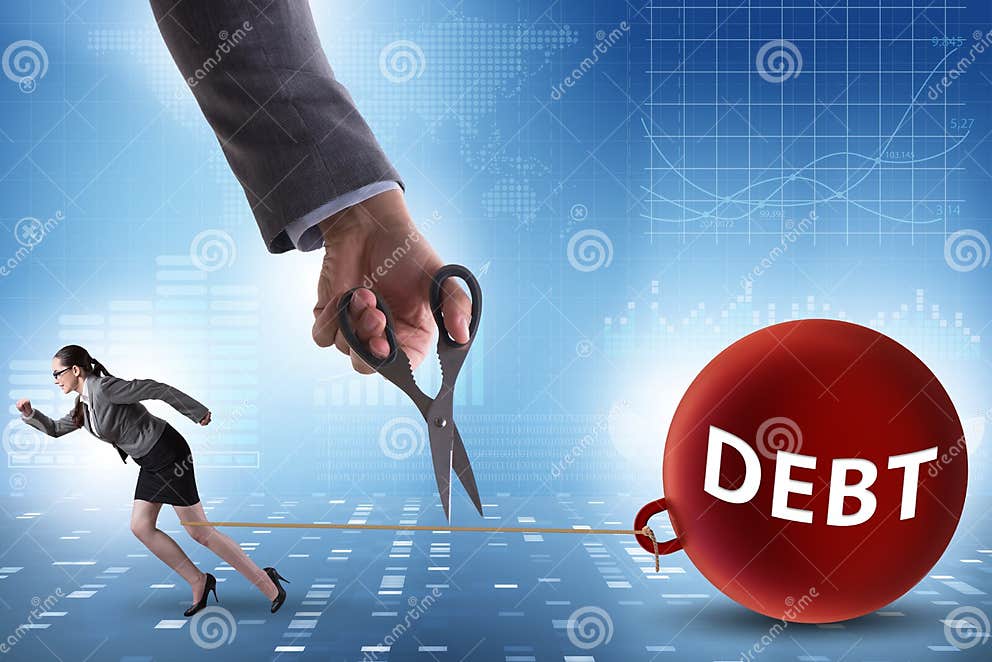 Concept of Paying Off All the Debts Stock Photo - Image of problem ...
