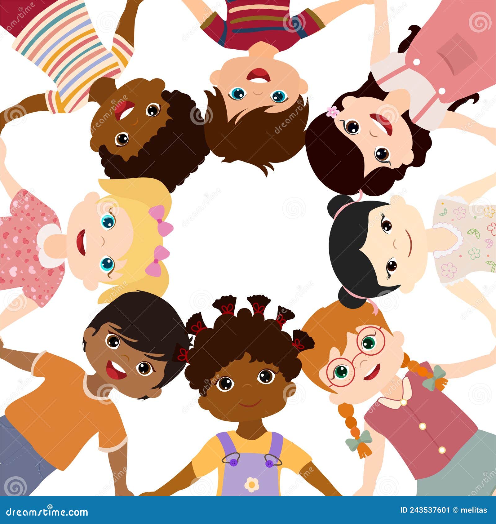 Circle Of Friendship A Brushstroke Of Eternal Connection.AI Generated ...