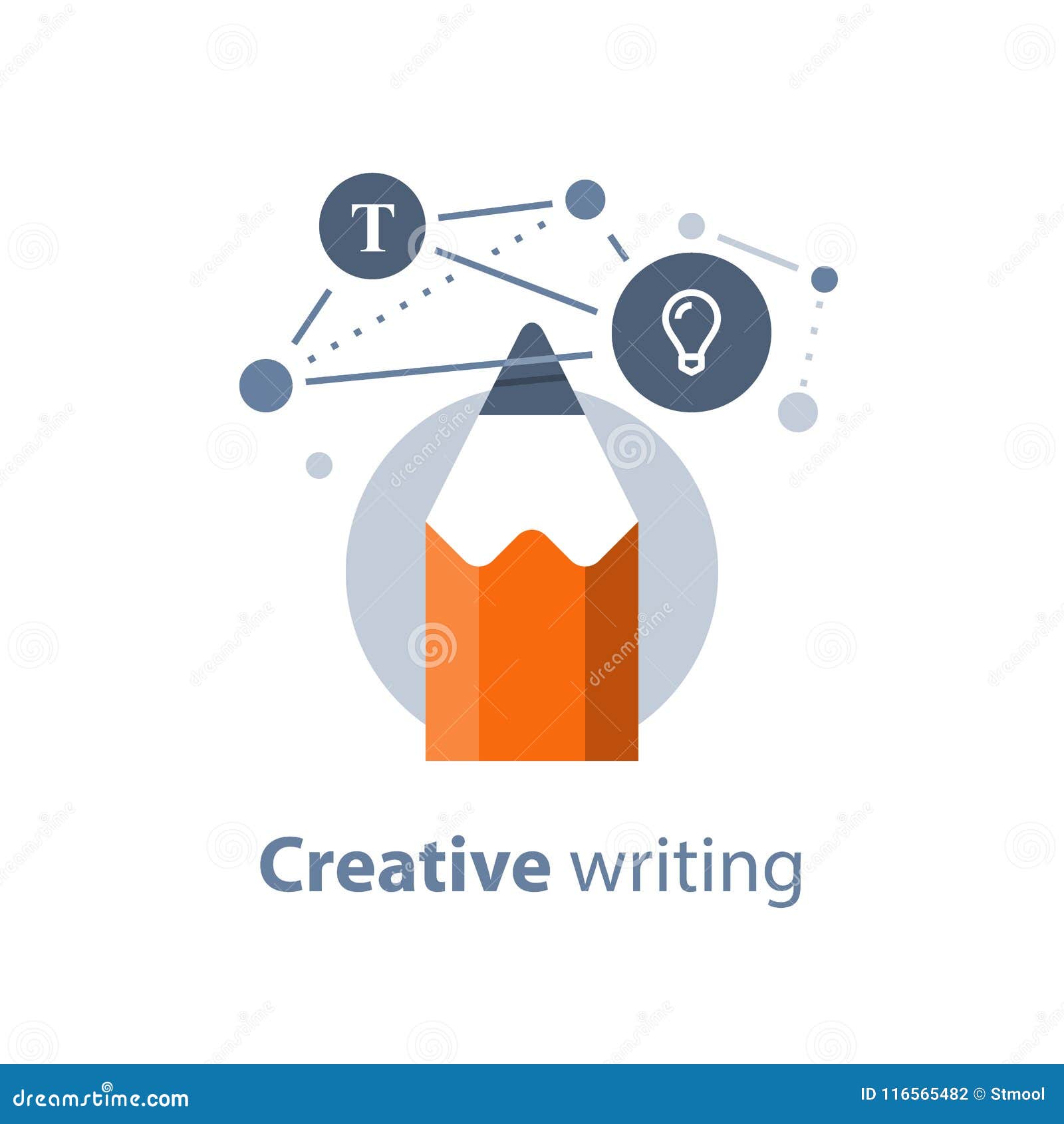 Concept with Pencil, Creative Writing, Storytellyng and Copywriting ...