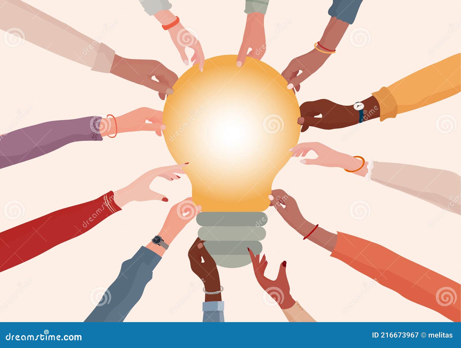 Agreement or Affair between a Group of Colleagues or Collaborators.Arms ...