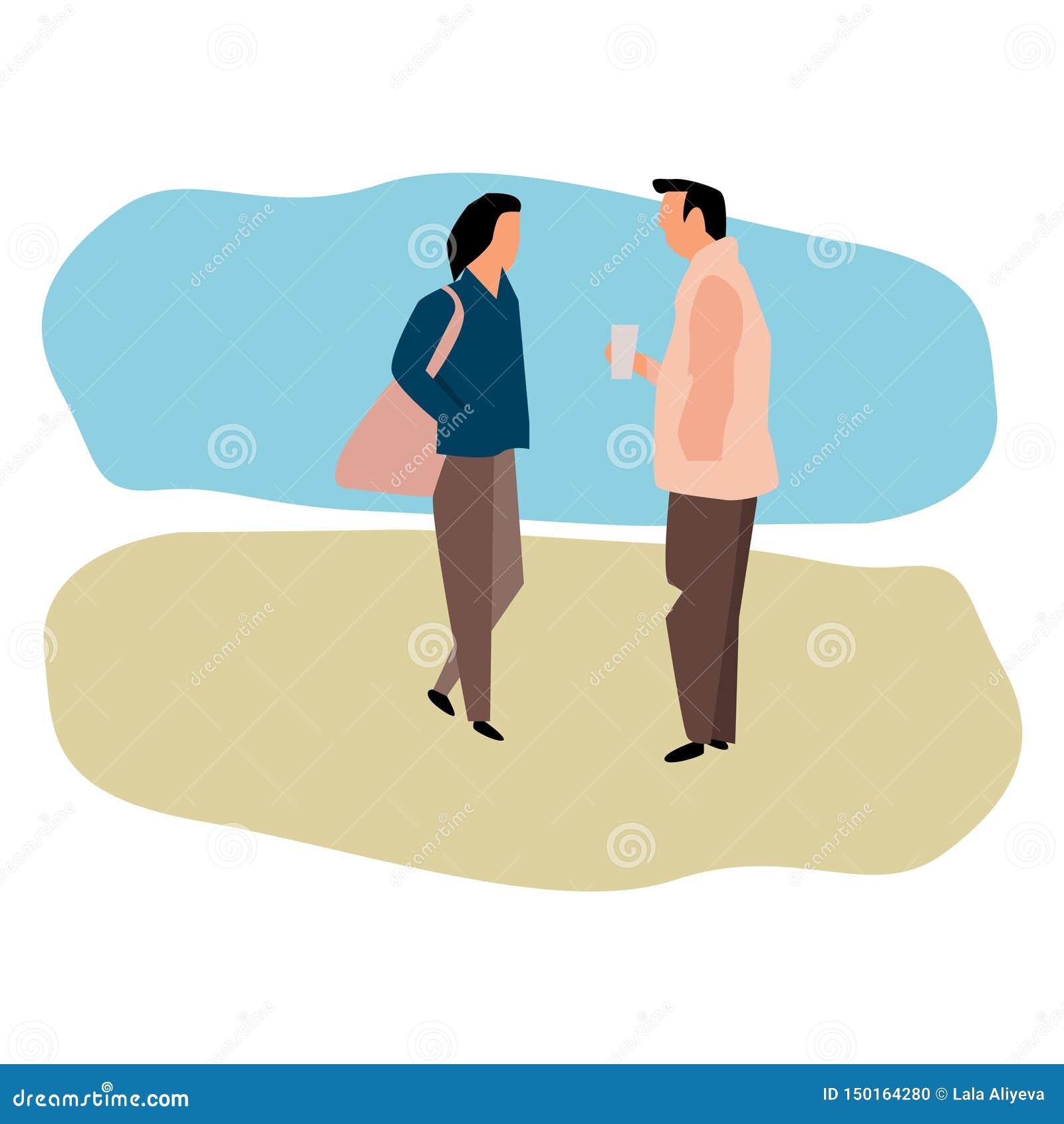 Concept of People in Different Situations. Vector Stock Vector ...