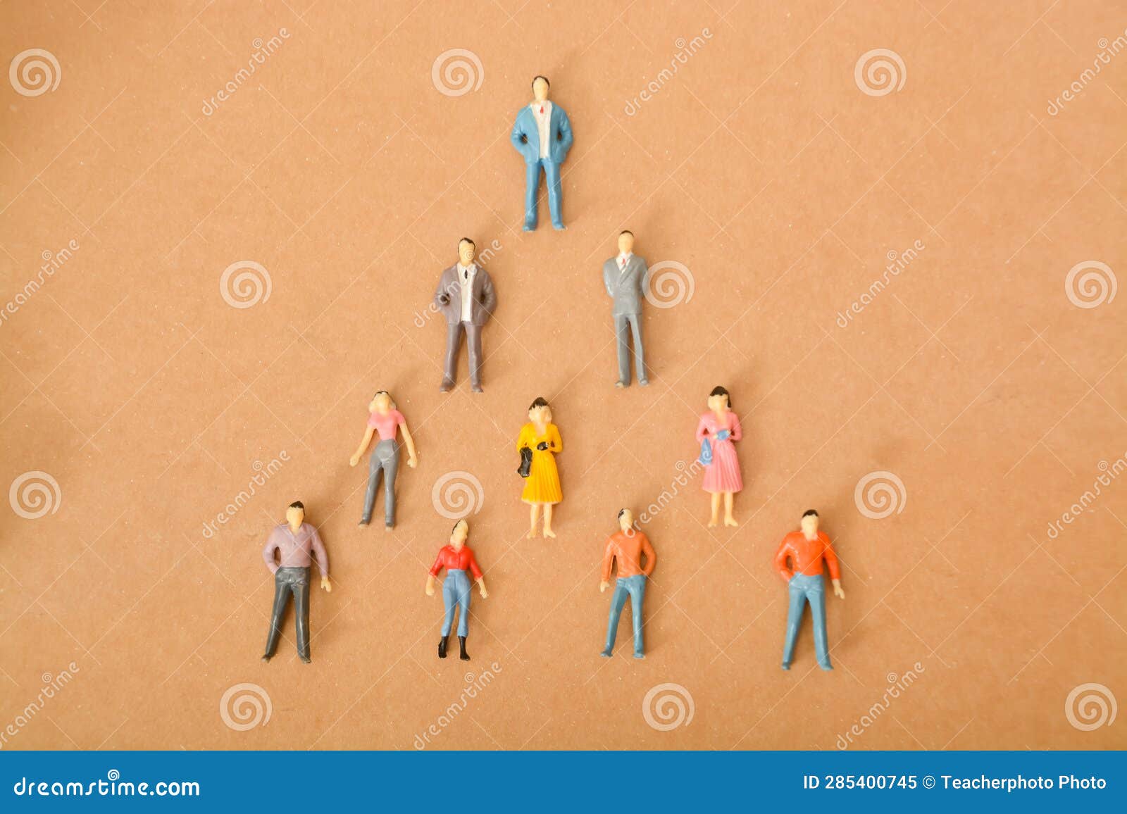 The Concept of People Forming a Team in a Pyramid Shape Reflects the ...
