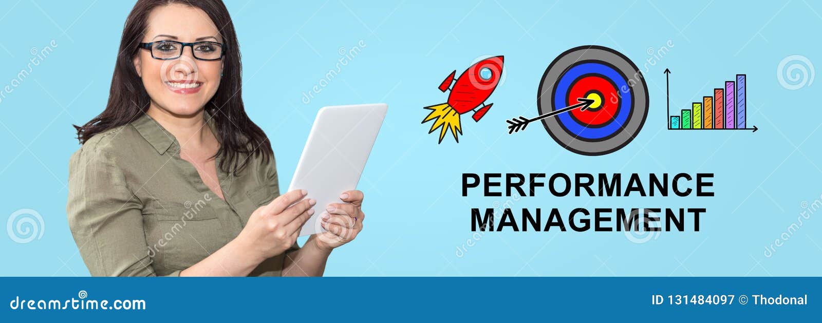 Concept of Performance Management Stock Image - Image of application ...