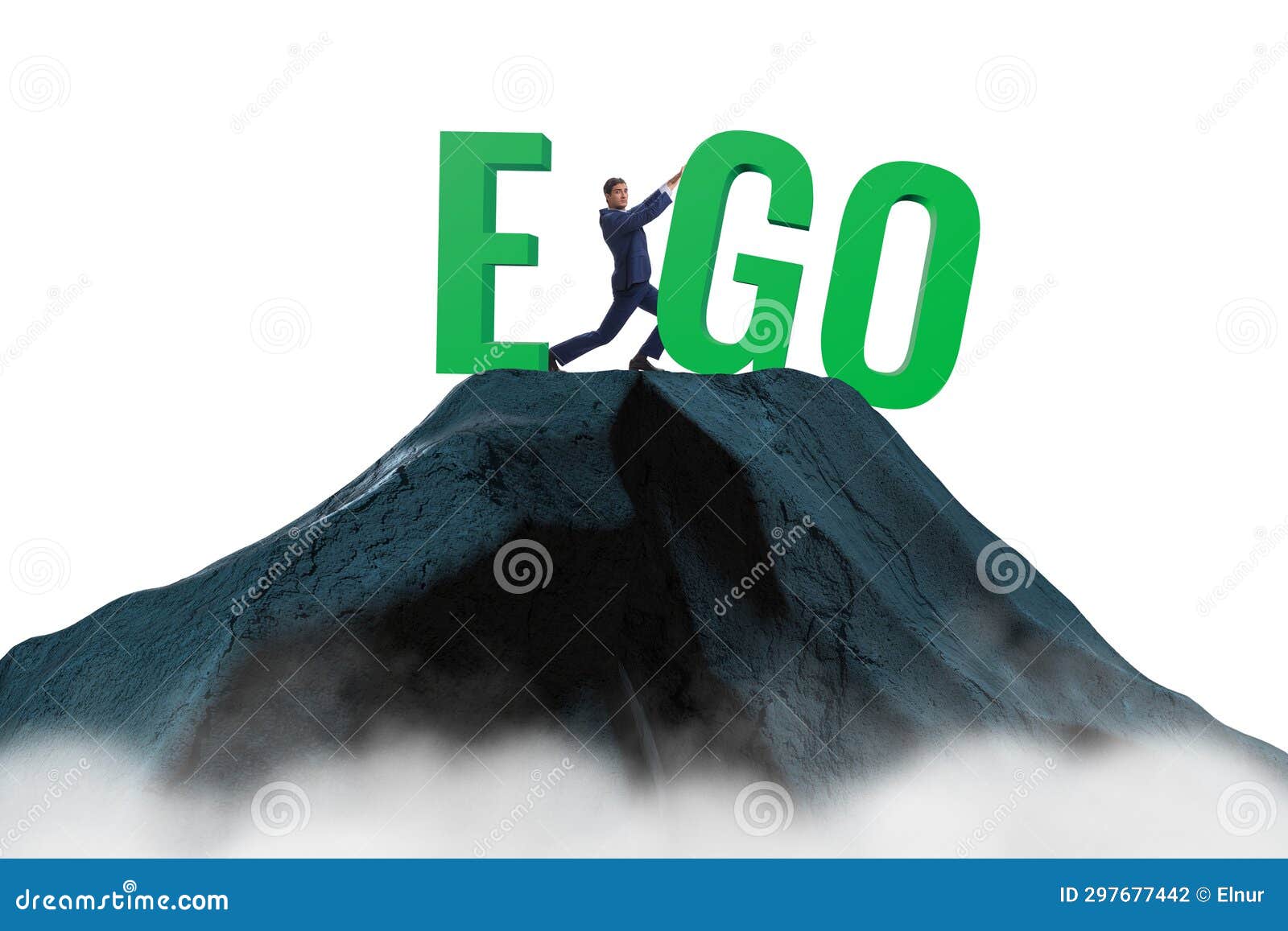 Concept of Personal and Business Ego Stock Photo - Image of businessman ...