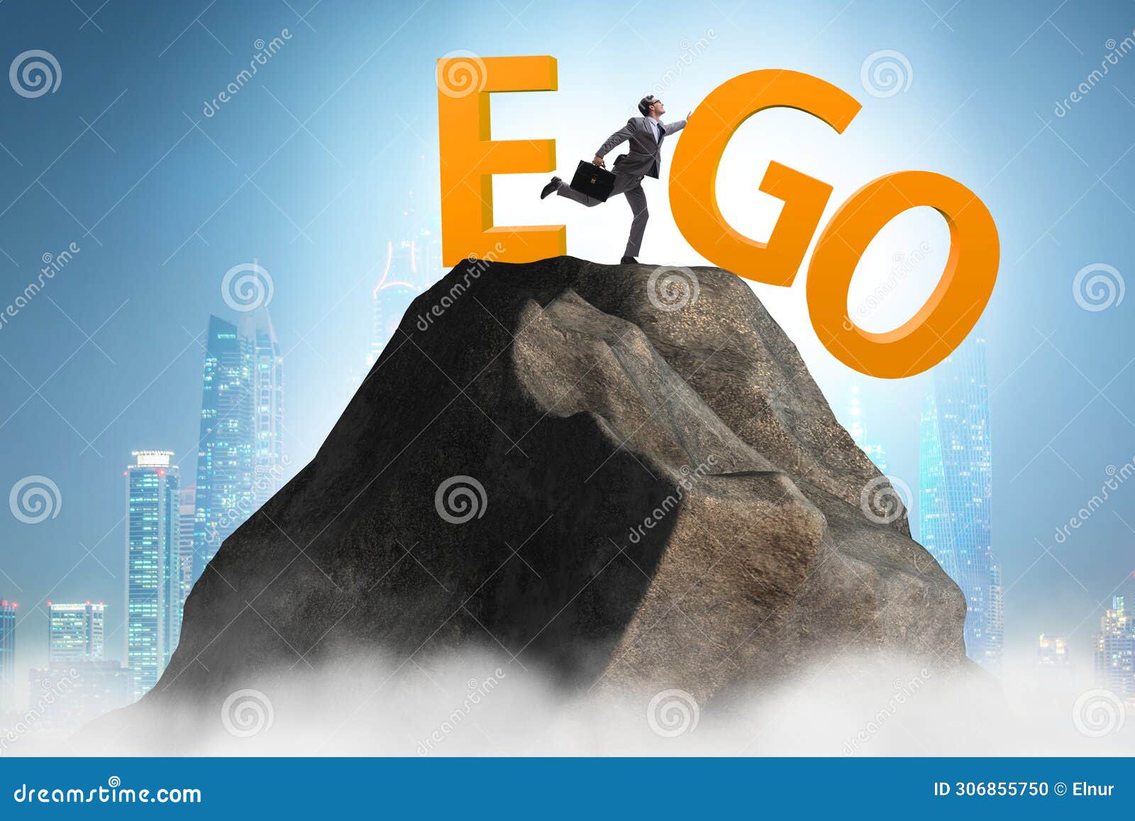Concept of Personal and Business Ego Stock Photo - Image of psychology ...