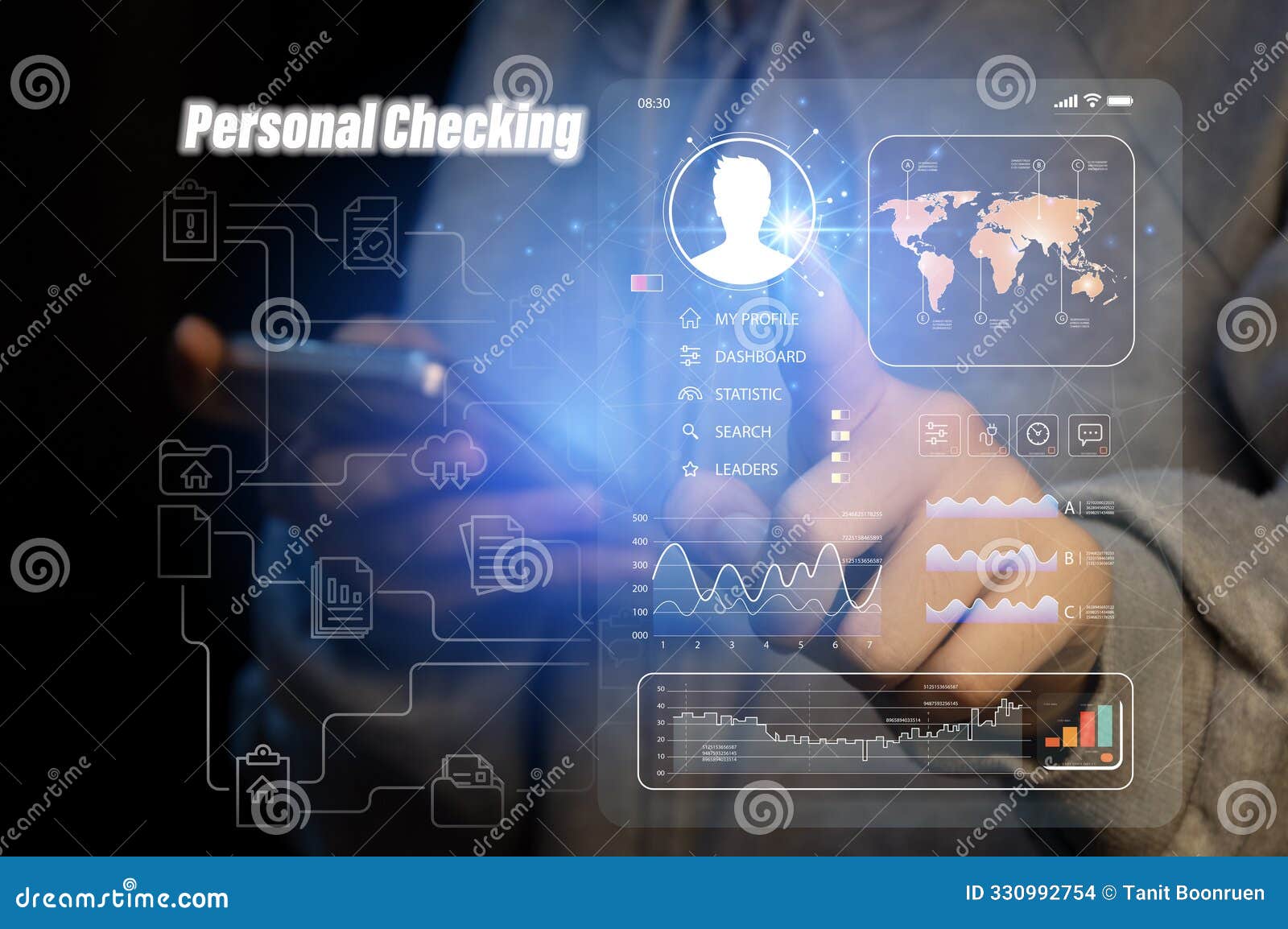 Concept of Personal Data Verification, Human Resource Management, HR ...