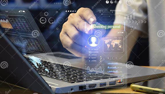 Concept of Personal Data Verification, Human Resource Management, HR ...