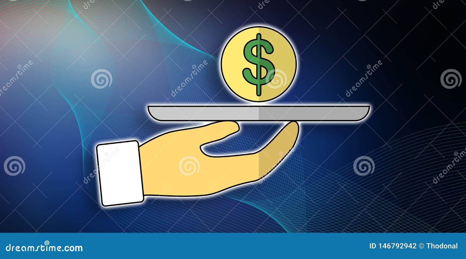 Concept of personal loan stock illustration. Illustration of investment ...