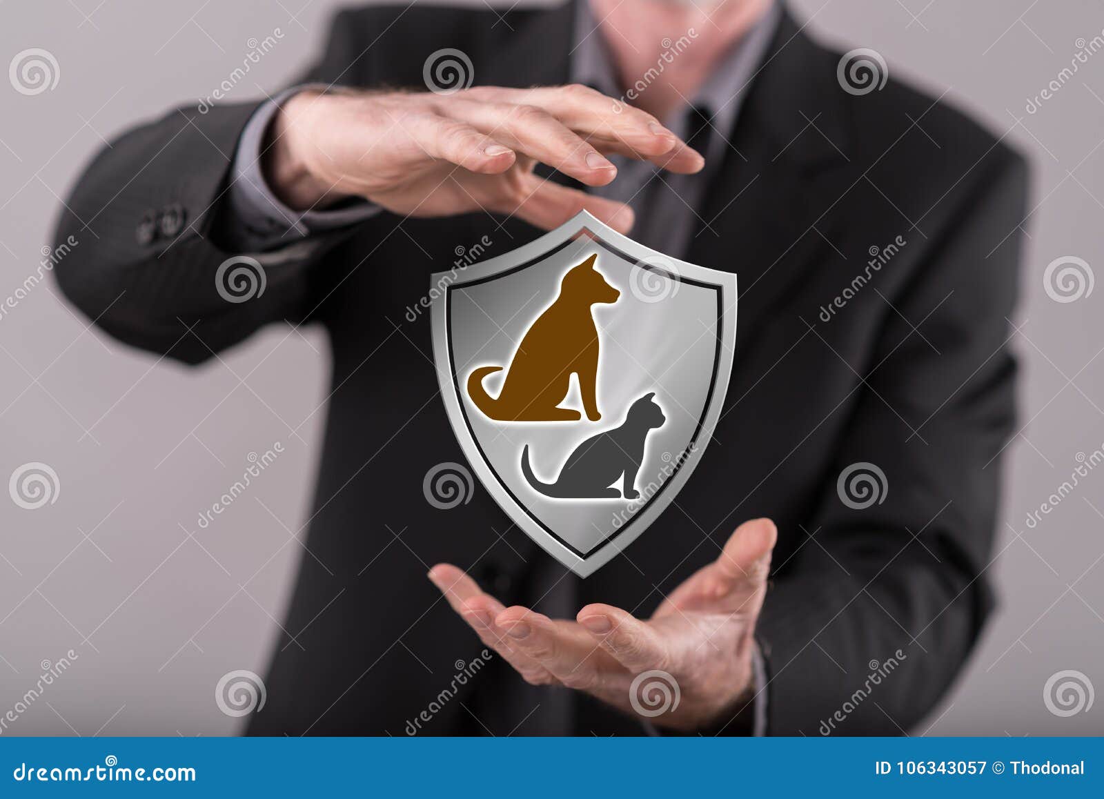 Concept of pet protection stock image. Image of insurance - 106343057