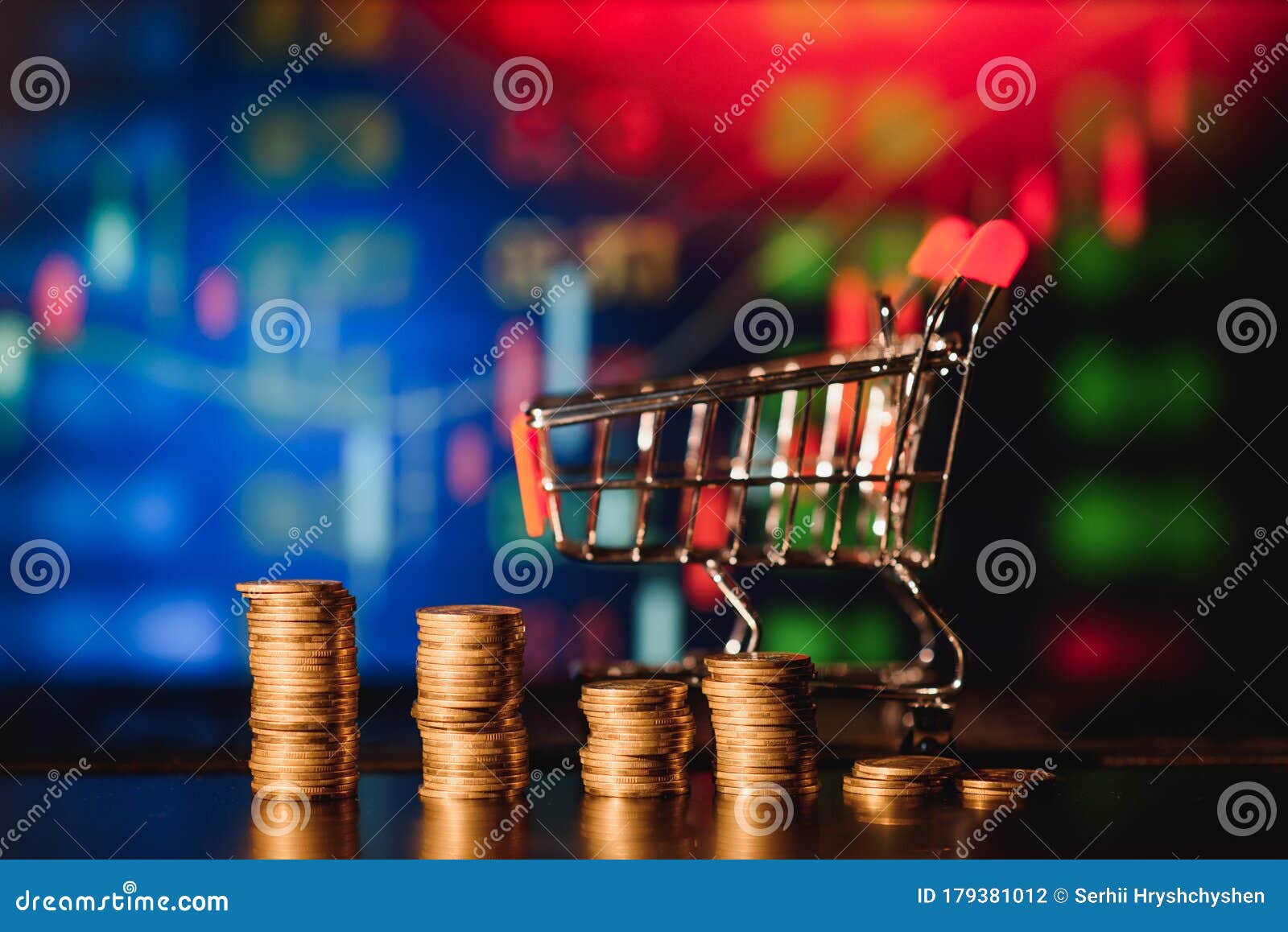 Concept Photo Progressive Increase in Profits Stock Photo - Image of ...