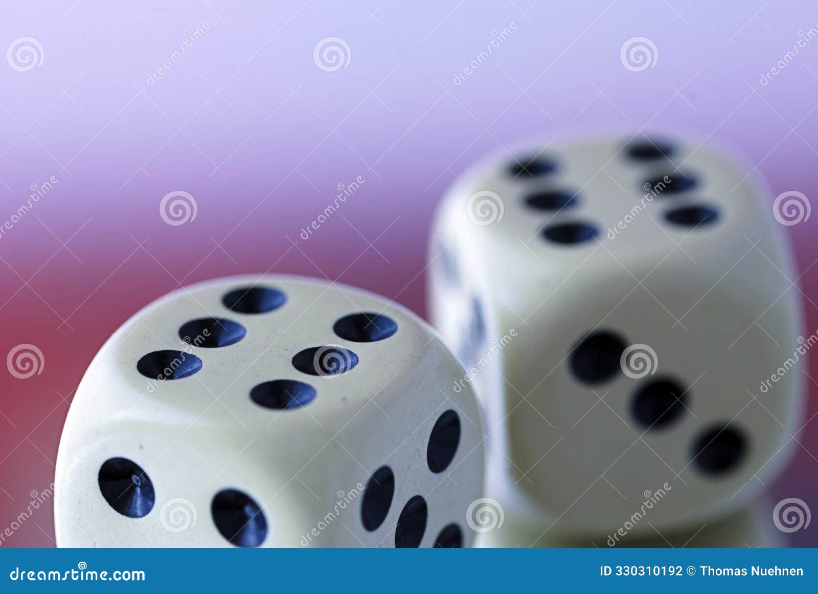 Concept Photo Two Dice Both Showing Six Stock Photo - Image of finance ...
