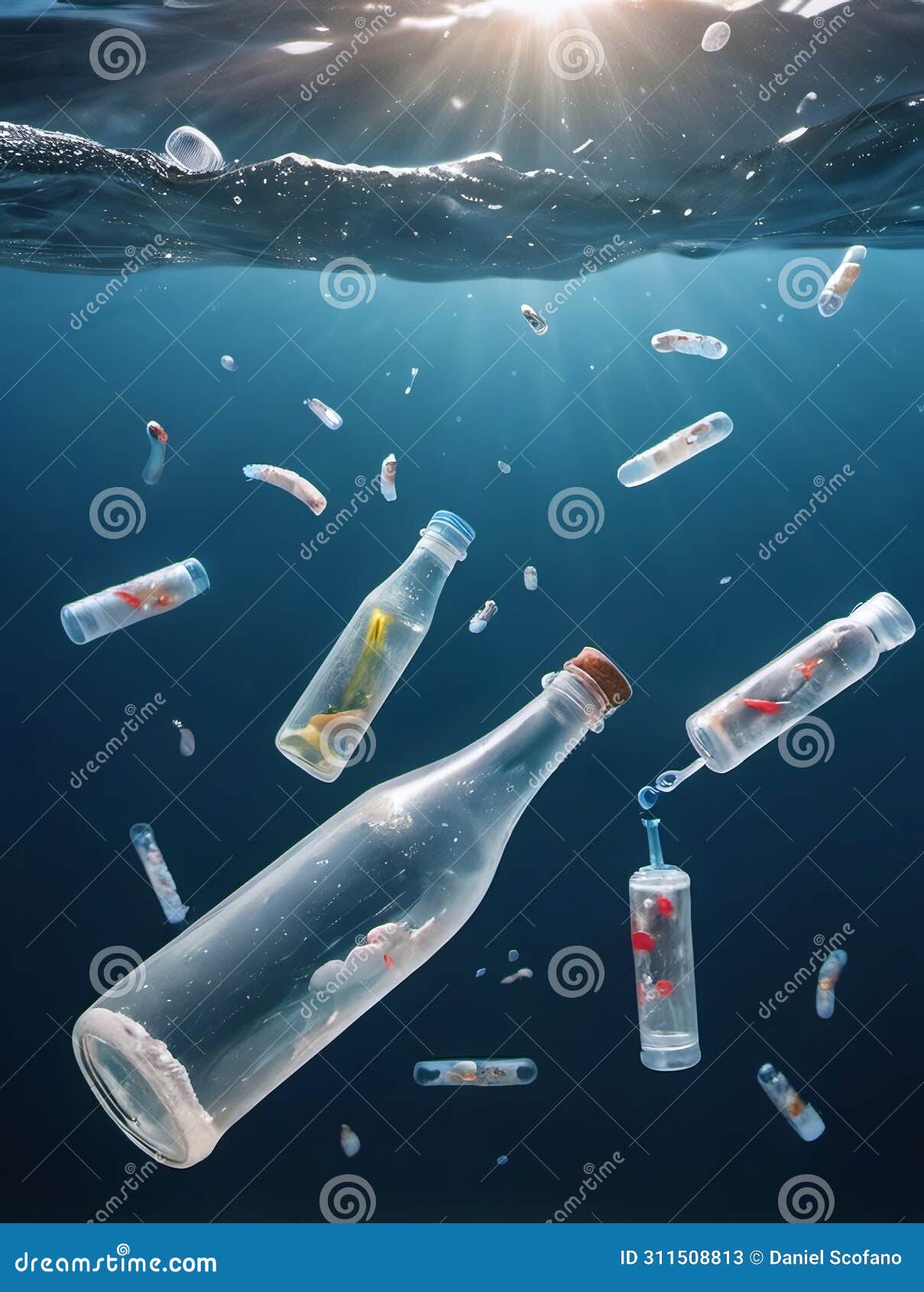 Plastic Pollution in Ocean, Problem Plastic Bottles and Microplastics ...