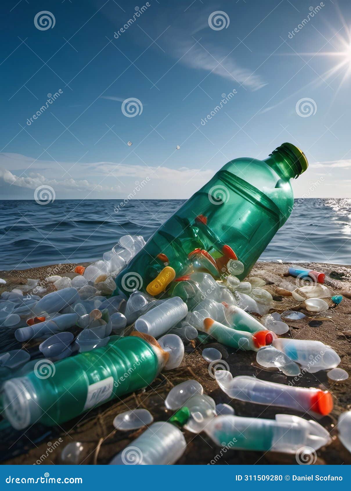 Plastic Pollution in Ocean, Problem Plastic Bottles and Microplastics ...