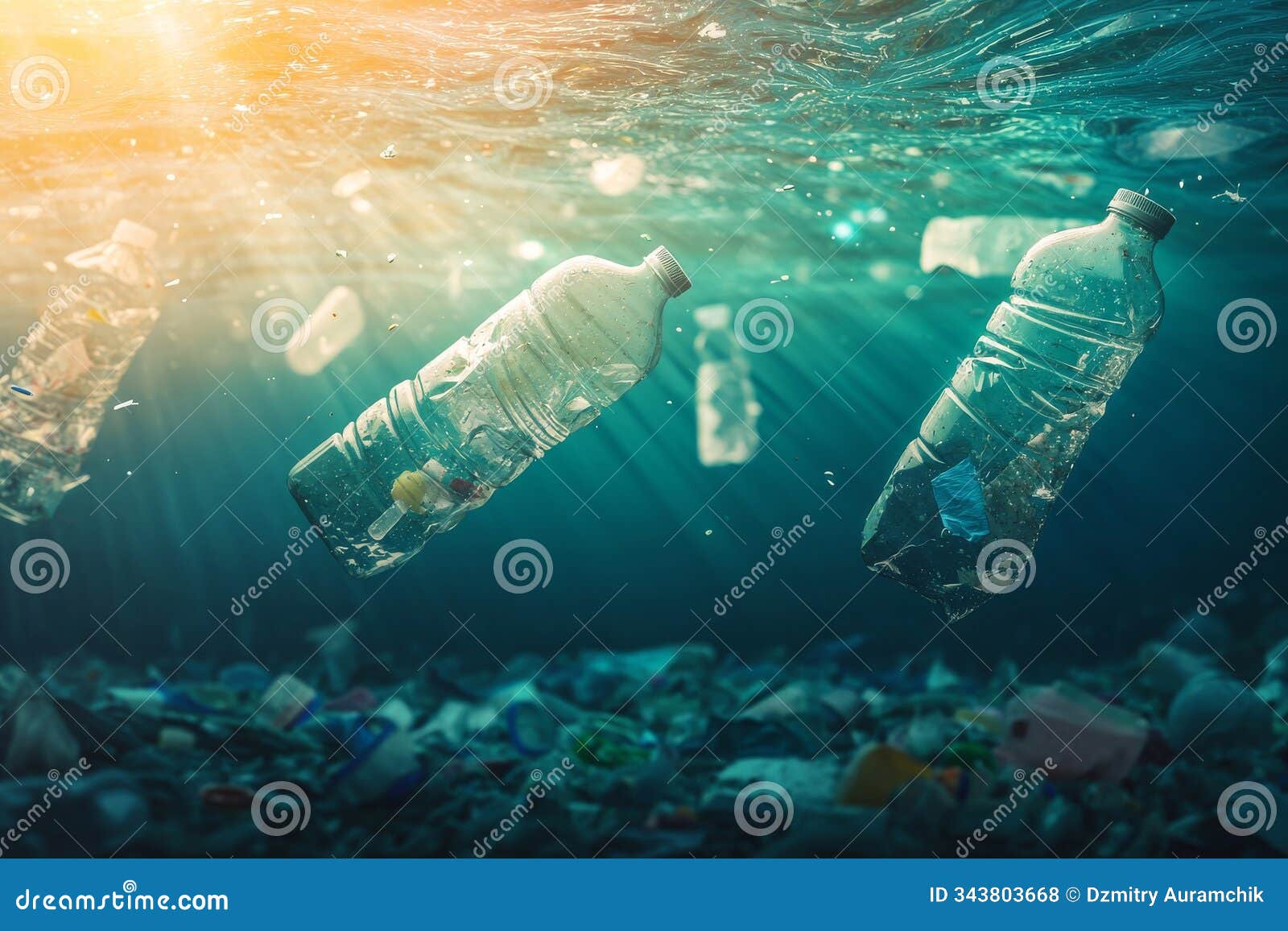 The Concept of Pollution in Nature is Illustrated by Bright ...