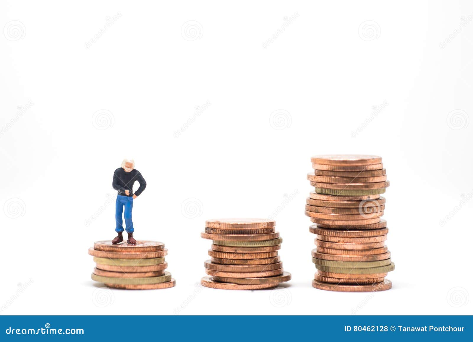 Concept of Poor Man Saving. Stock Photo - Image of empty, wealth: 80462128