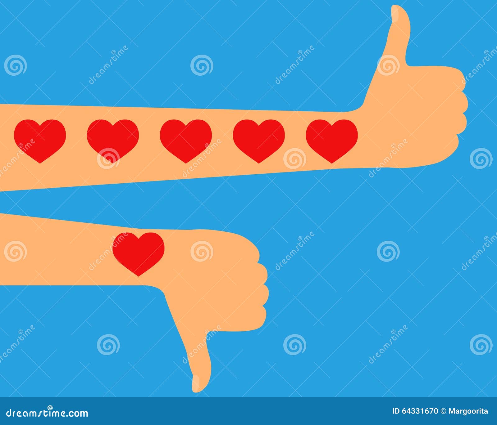 The concept of popularity stock vector. Illustration of opinion - 64331670