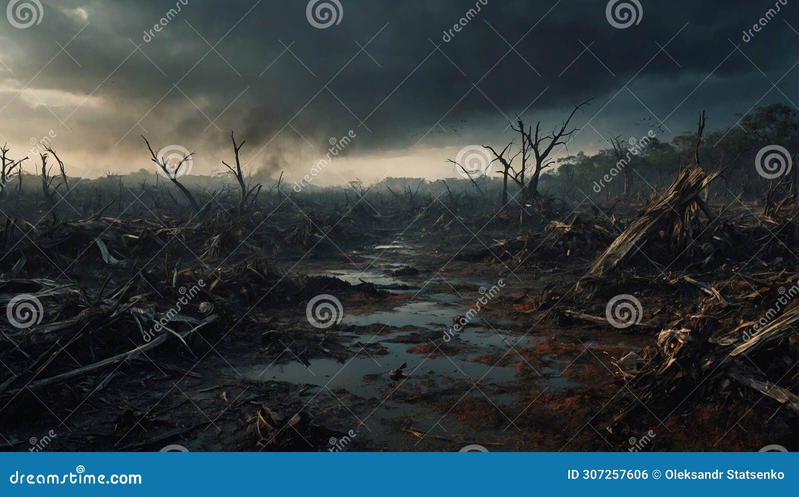 The Concept Portrays the Devastating and Far-reaching Effects of Human ...