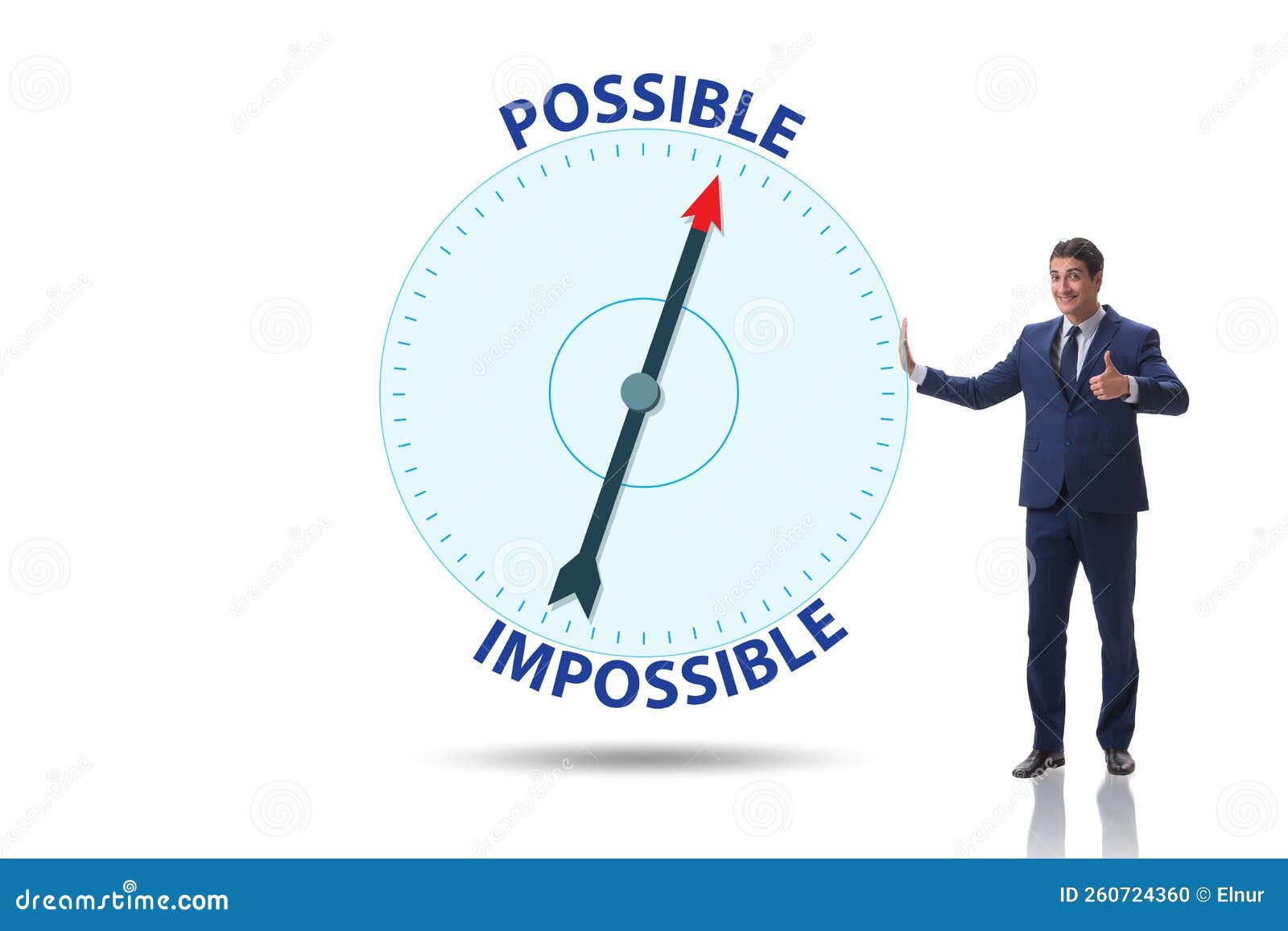 Concept of Possible and Impossible Opportunities Stock Photo - Image of ...