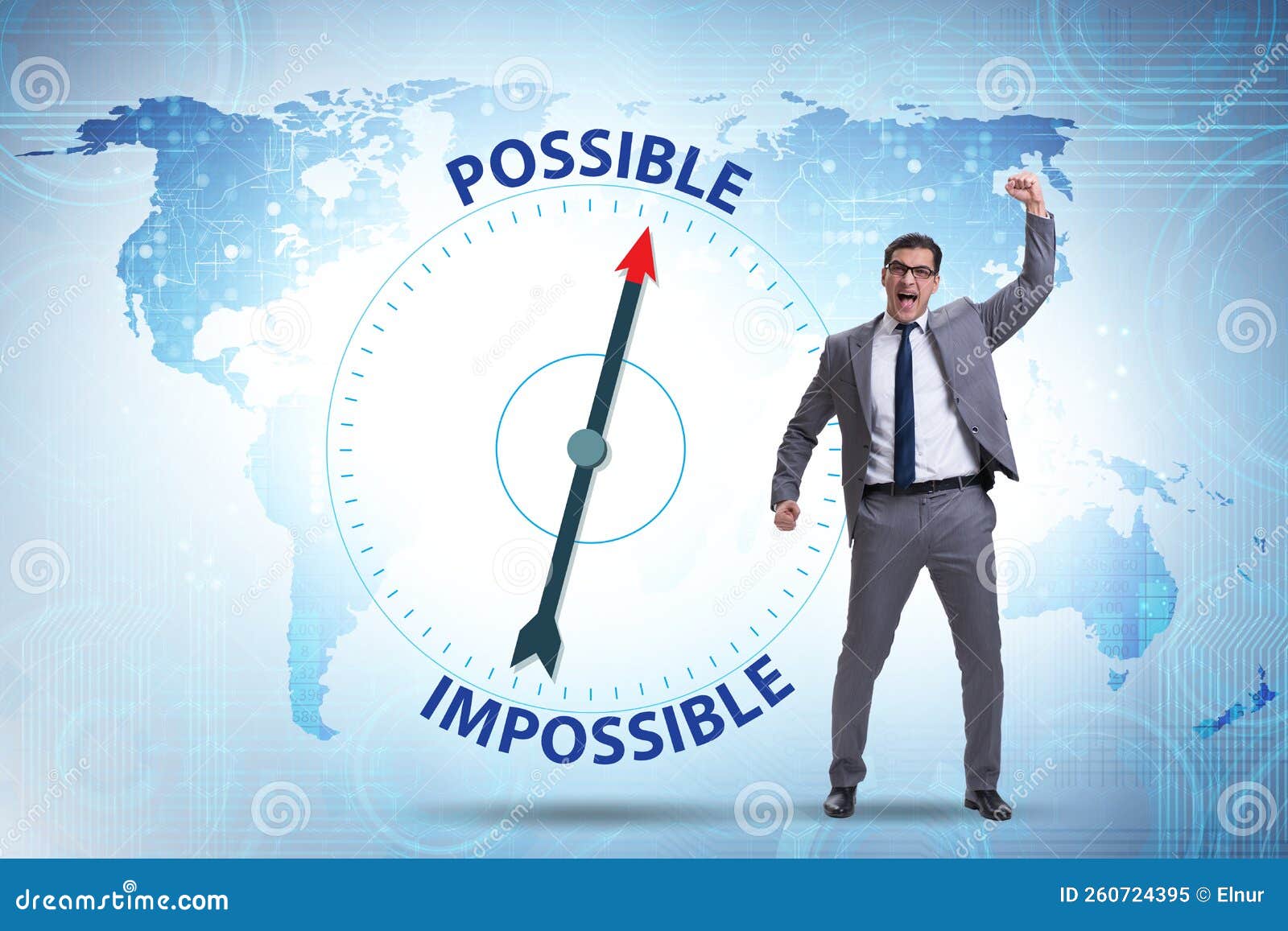 Concept of Possible and Impossible Opportunities Stock Image - Image of ...